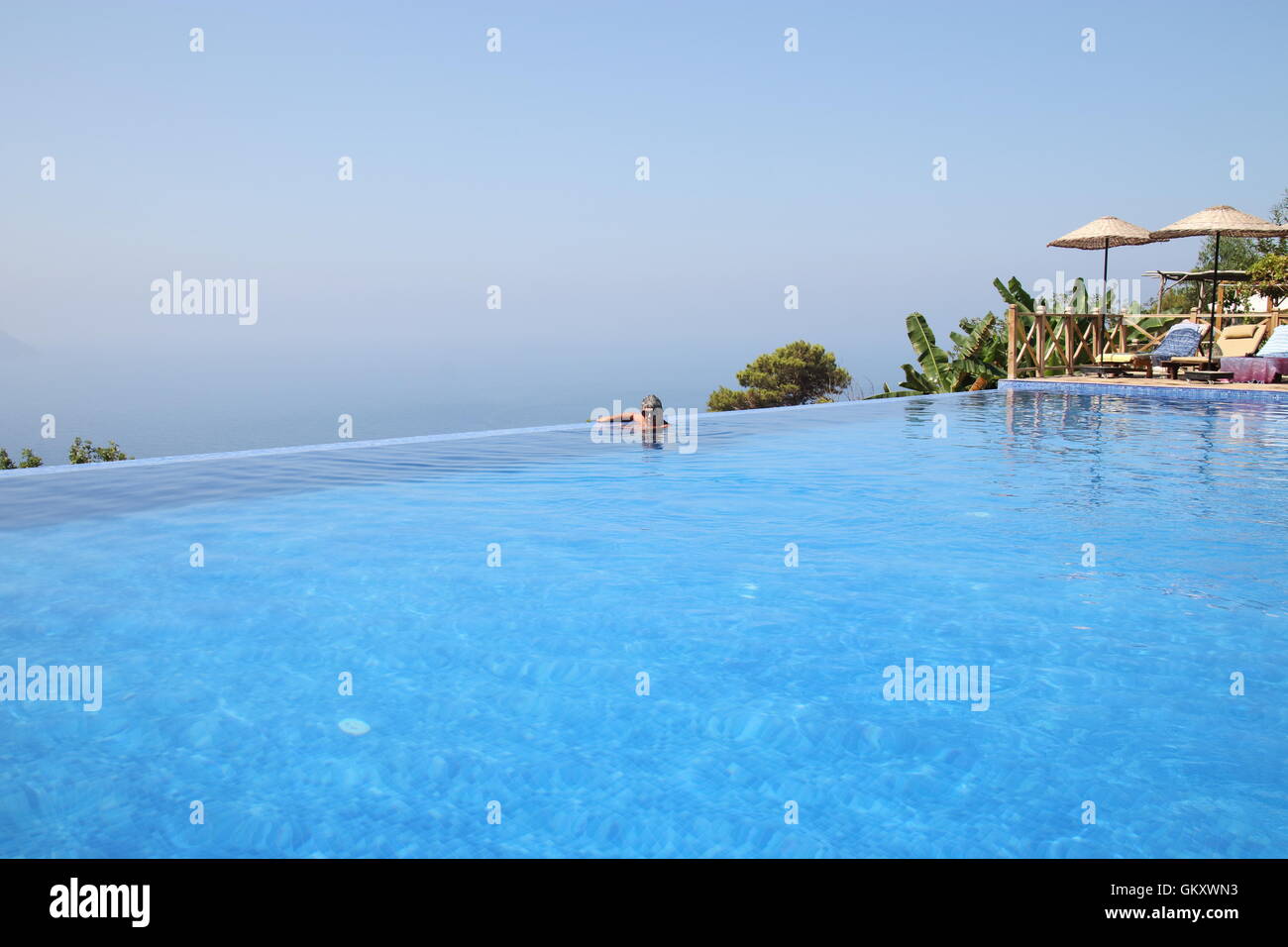 Swimming pool on turkish resort hi-res stock photography and images - Alamy