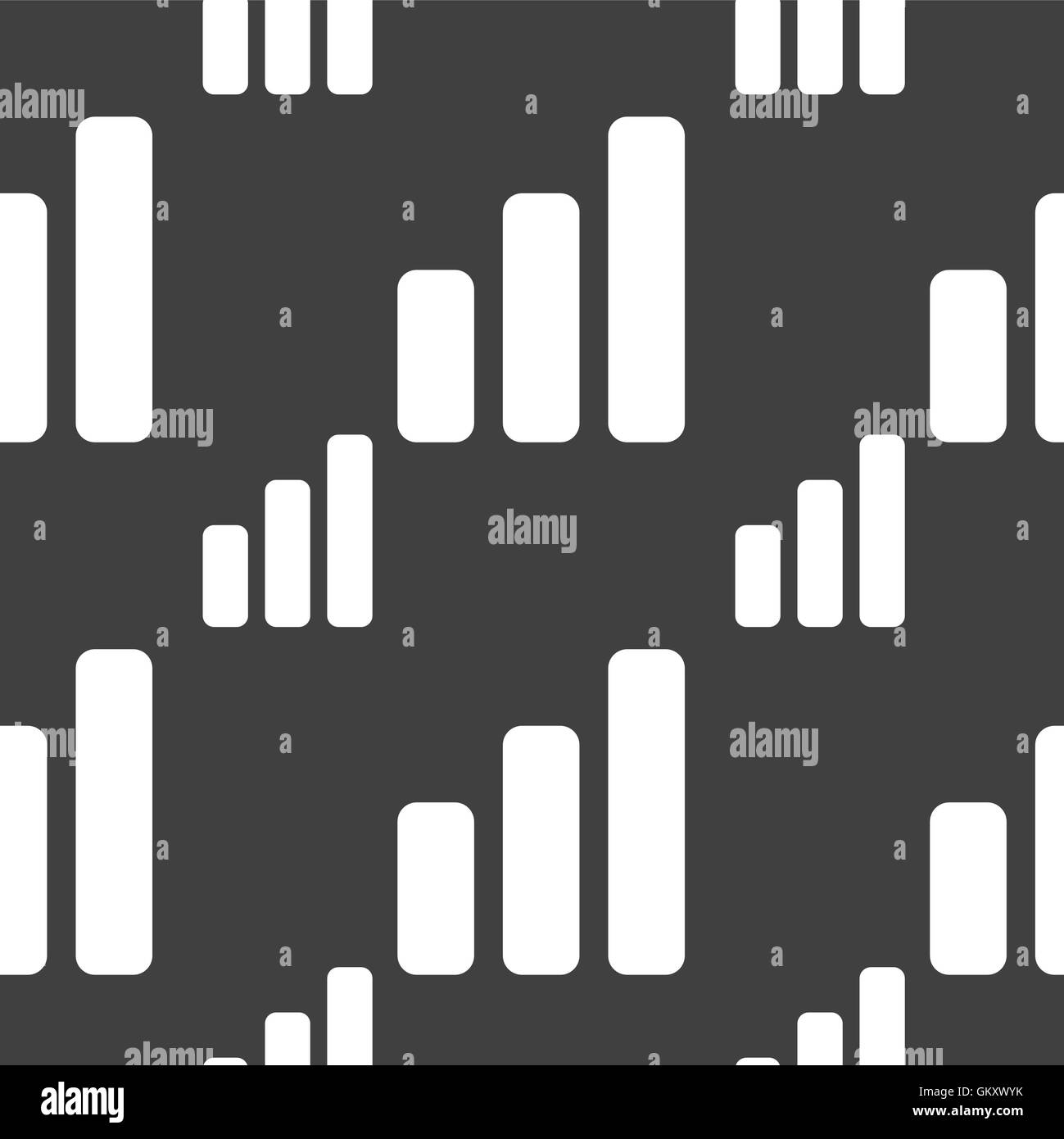 Growth and development concept. graph of Rate icon sign. Seamless ...
