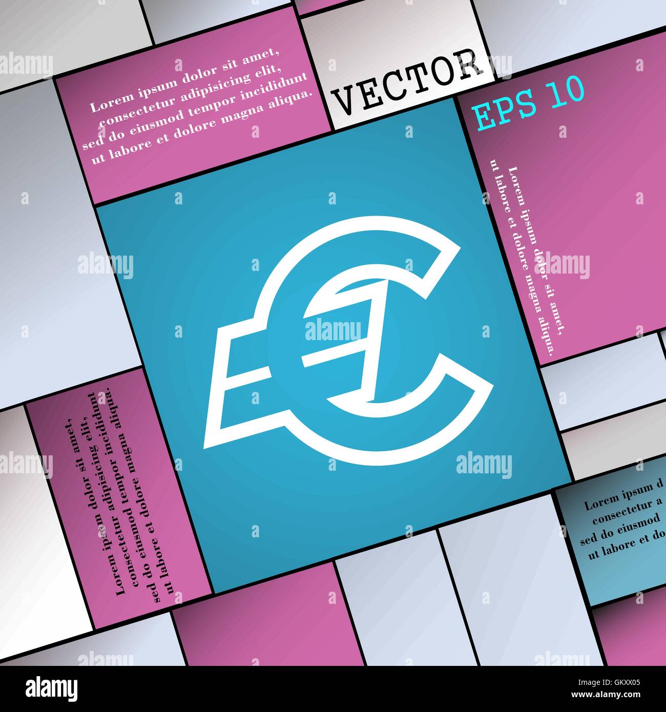 Eur logo design hi-res stock photography and images - Alamy