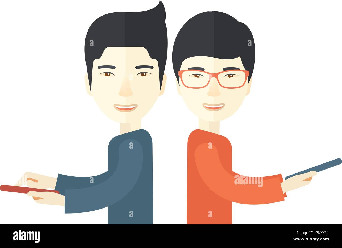 Busy cell phone Stock Vector Images - Alamy