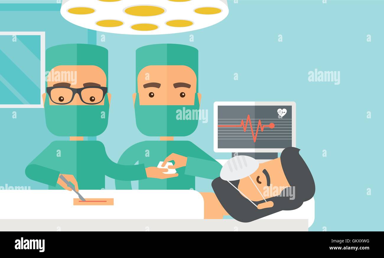 Operating room Stock Vector Images - Alamy