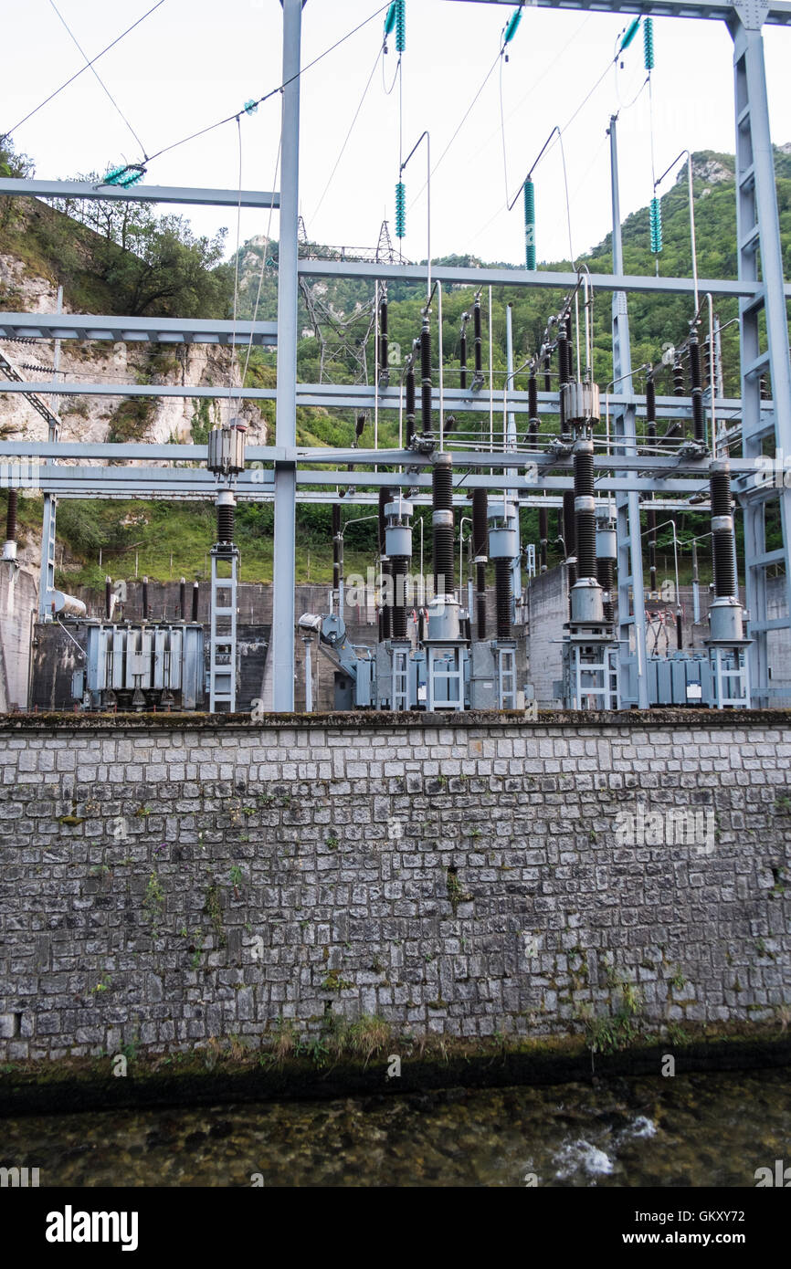 EDF, (Electricite de France) Electricity of France Hydro Power Station ...