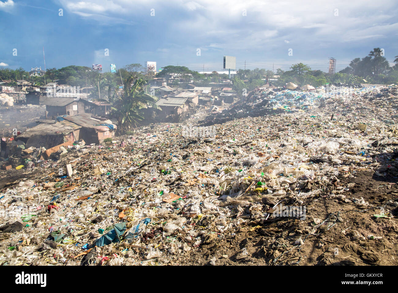 Dump Site on the island of Cebu in the Philippines Stock Photo - Alamy