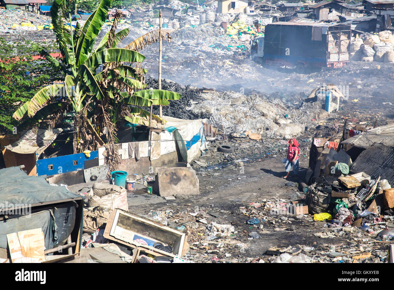 People of the Dump Site on the island of Cebu in the Philippines Stock ...