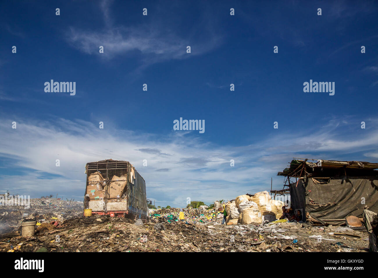 Dump Site on the island of Cebu in the Philippines Stock Photo - Alamy
