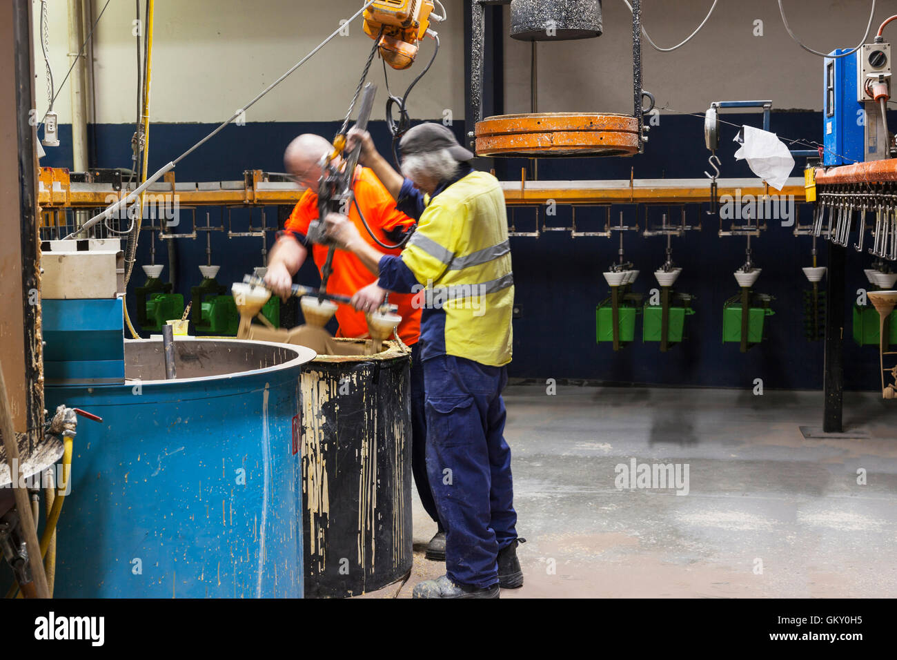 Worker in hi vis uniform hi-res stock photography and images - Alamy