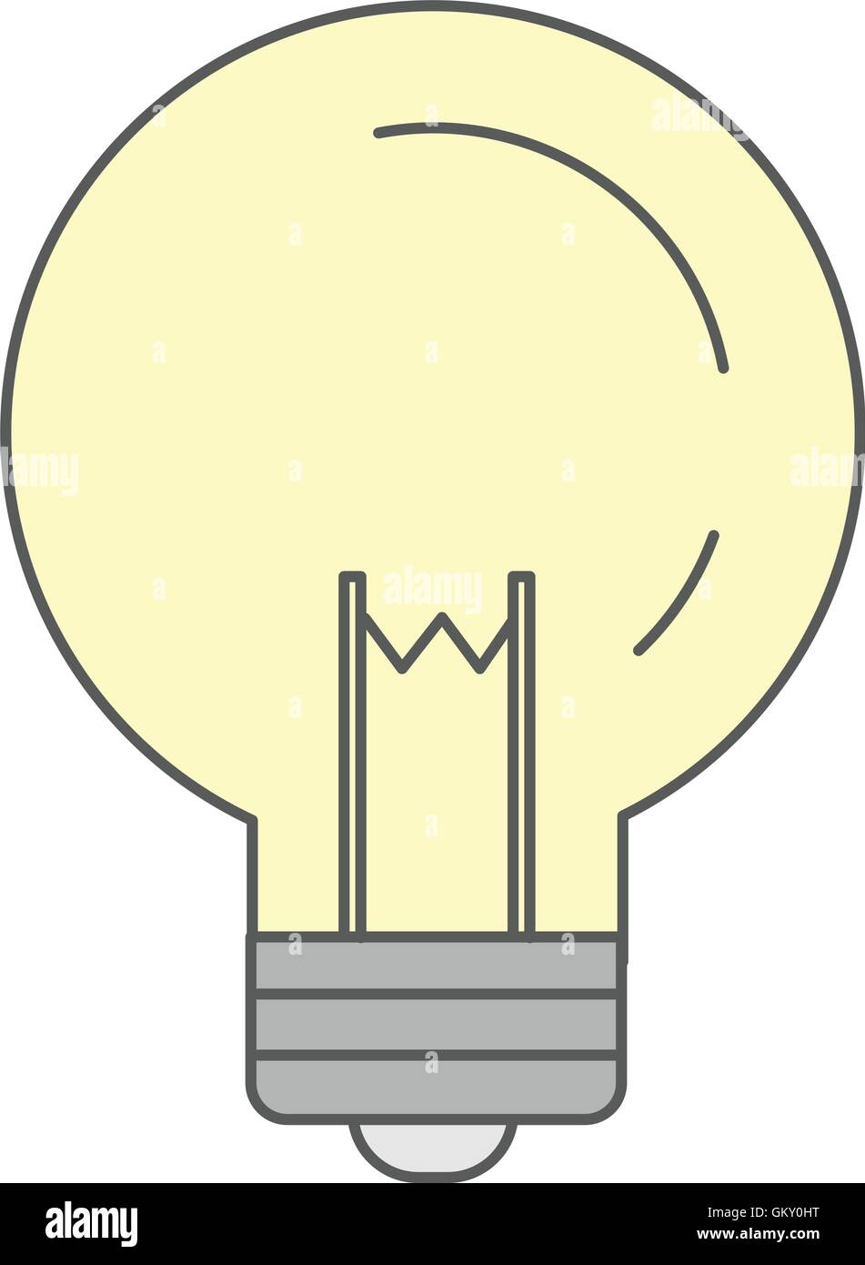 Lightbulb vector hi-res stock photography and images - Alamy