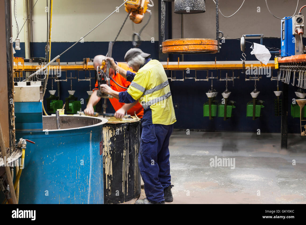 Worker in hi vis uniform hi-res stock photography and images - Alamy