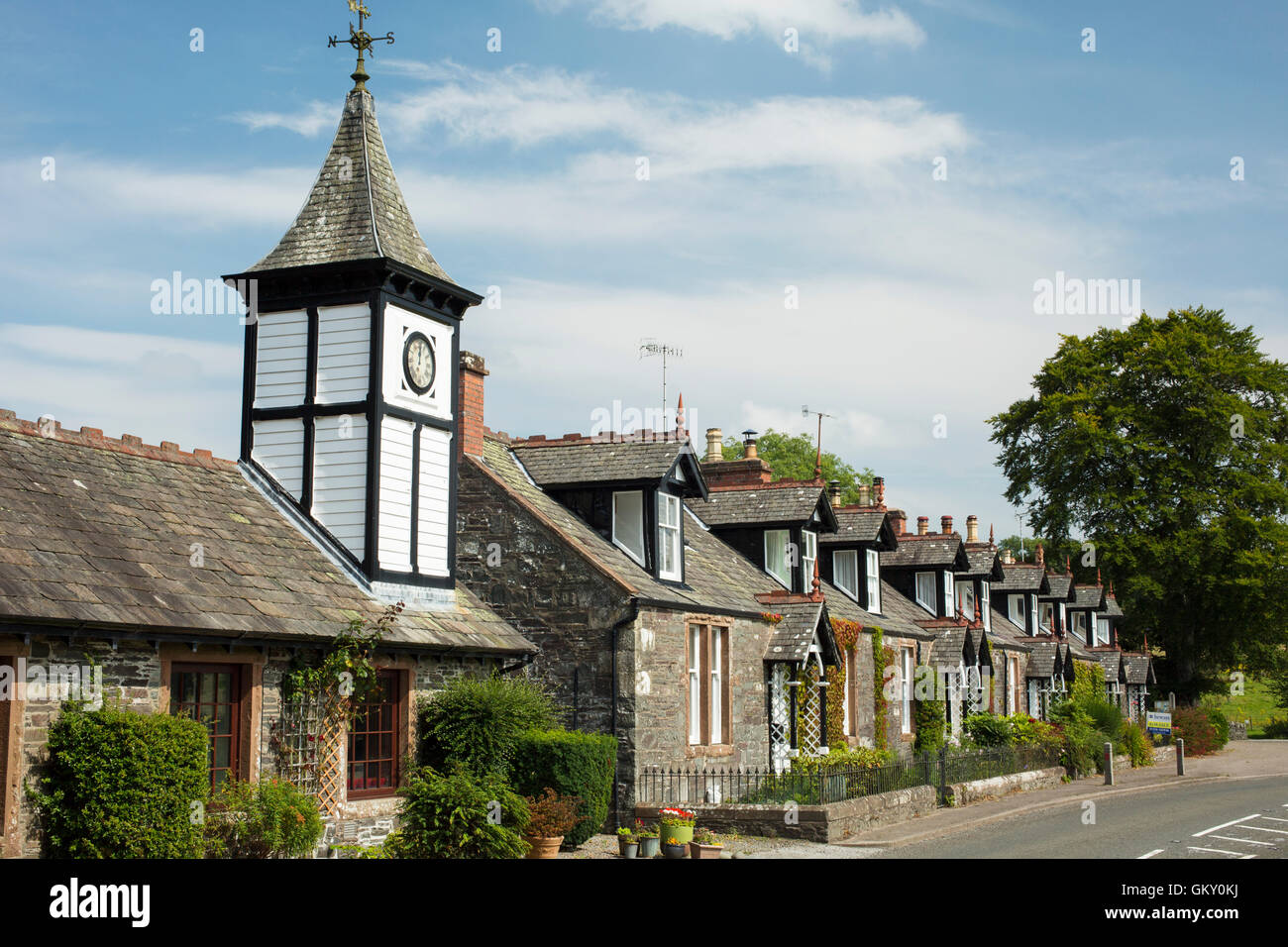 Village clock tower hi-res stock photography and images - Alamy