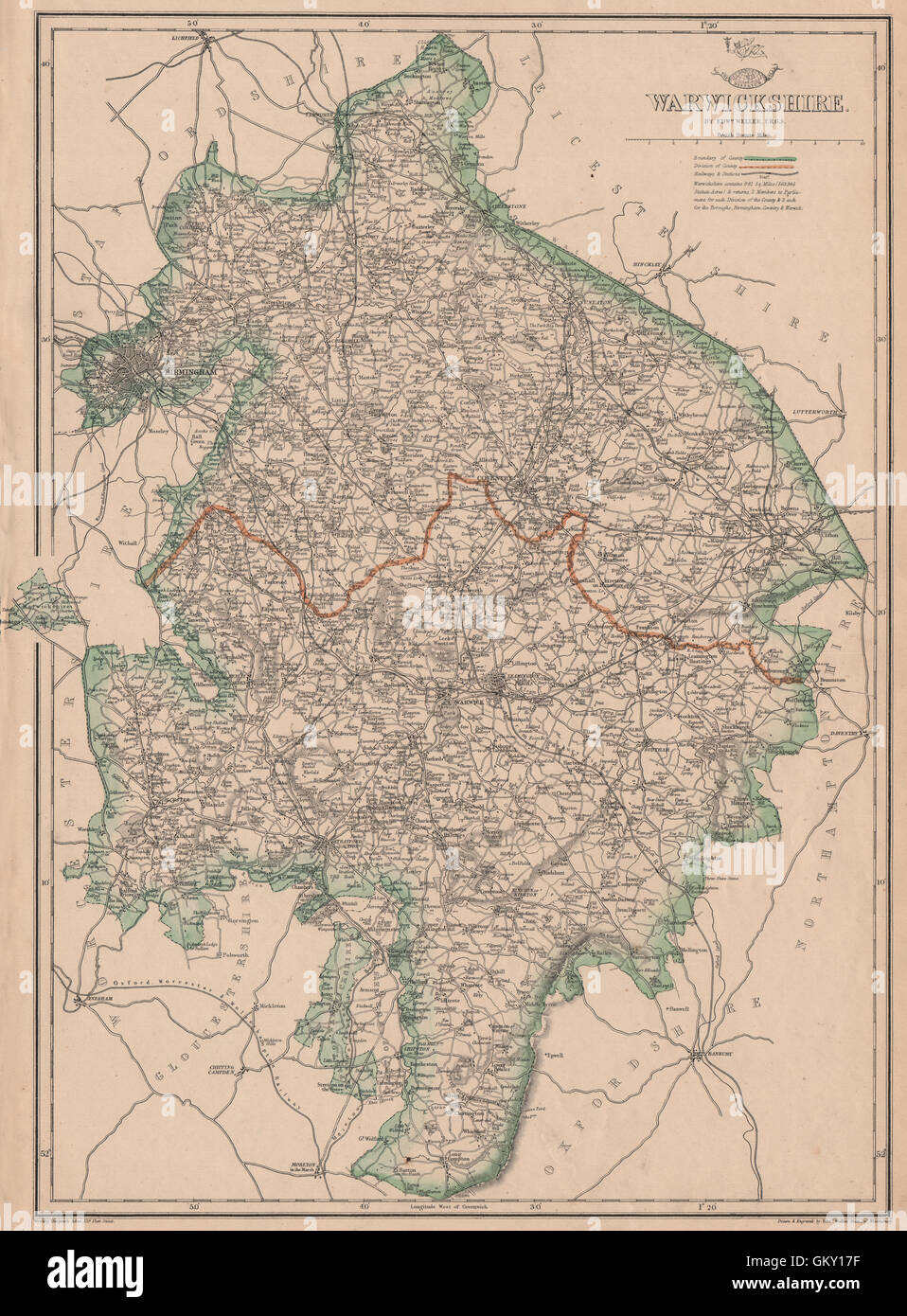 Birmingham outline map hi-res stock photography and images - Alamy