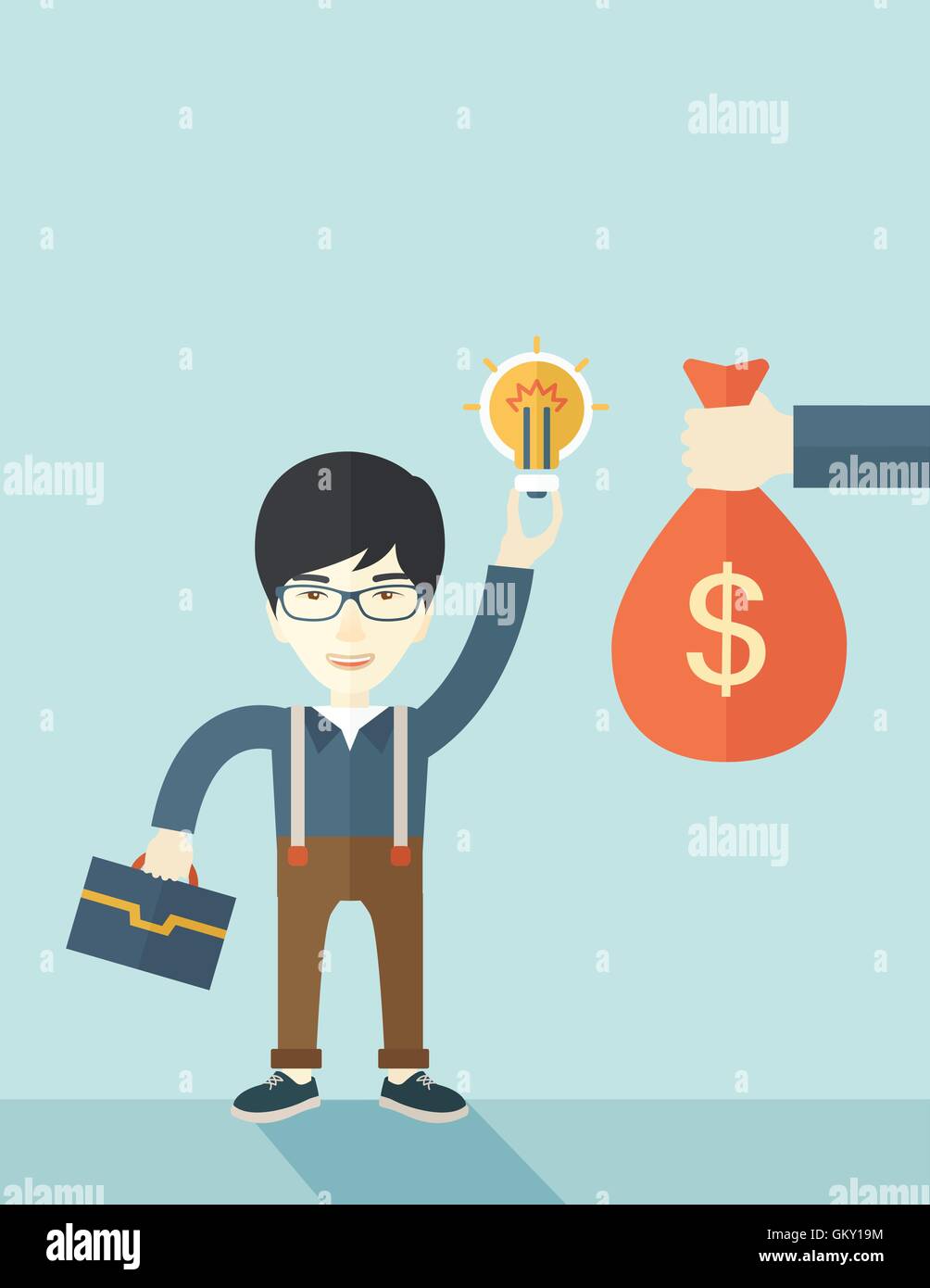 Asian japanese young business man Stock Vector Images - Alamy