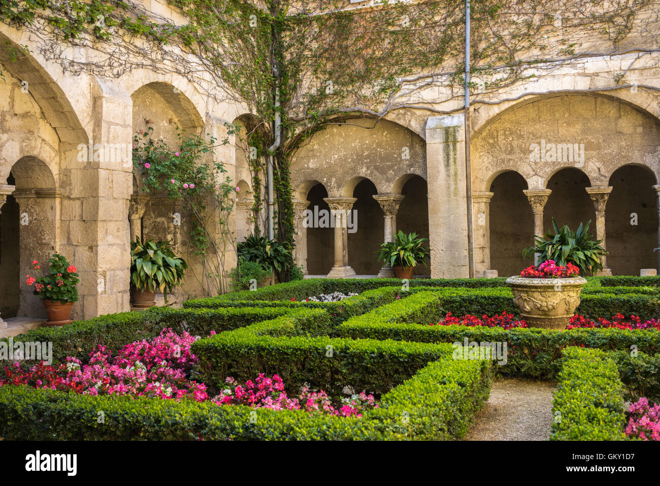 The asylum at St Paul de Mausole Monastery on the outskirts of St. Remy ...