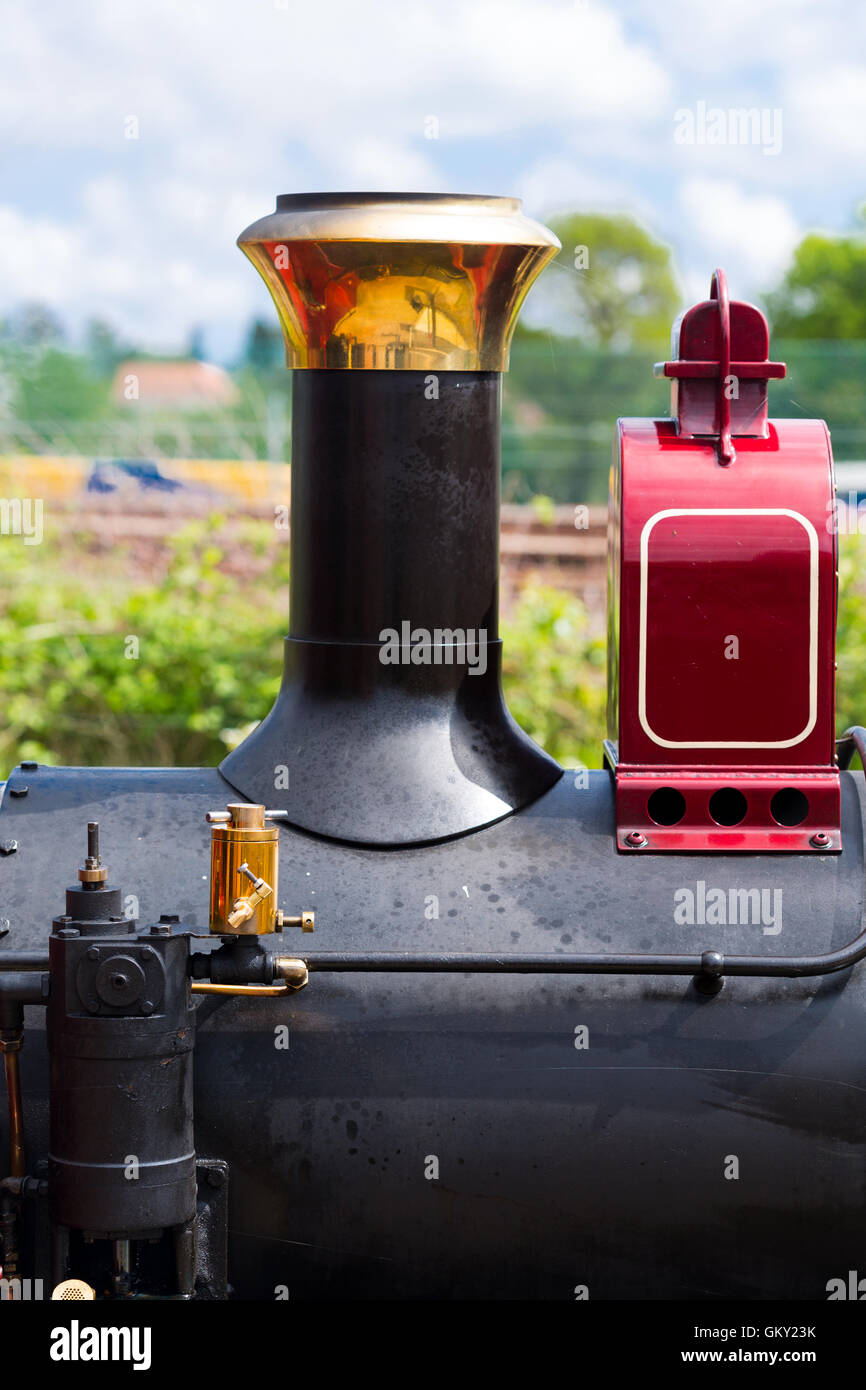 Narrow gauge railway locomotive. Wroxham Norfolk Broads England UK ...