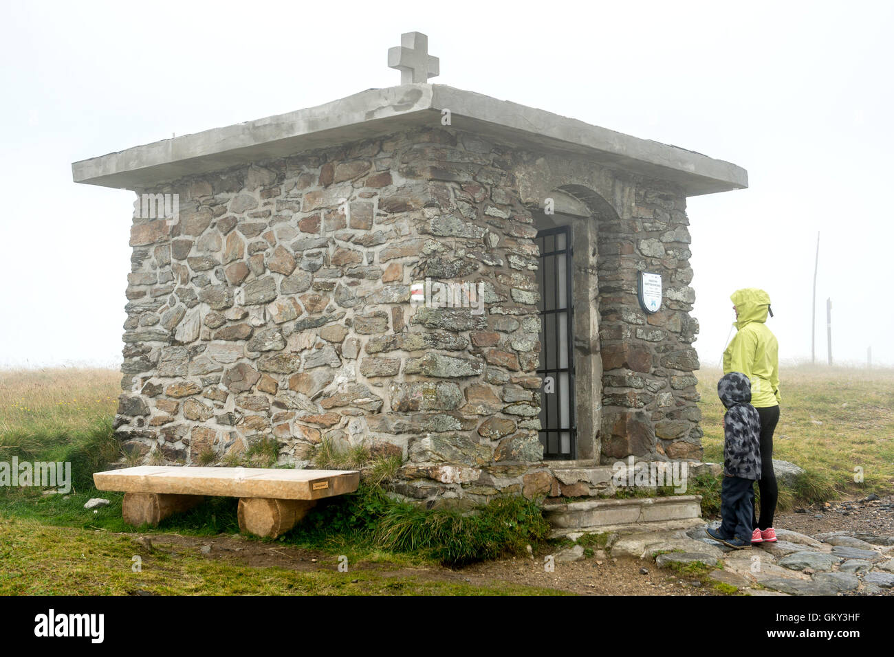 Pec Pod Snezkou, Czech Republic. 23rd Aug, 2016. The repaired Chapel ...