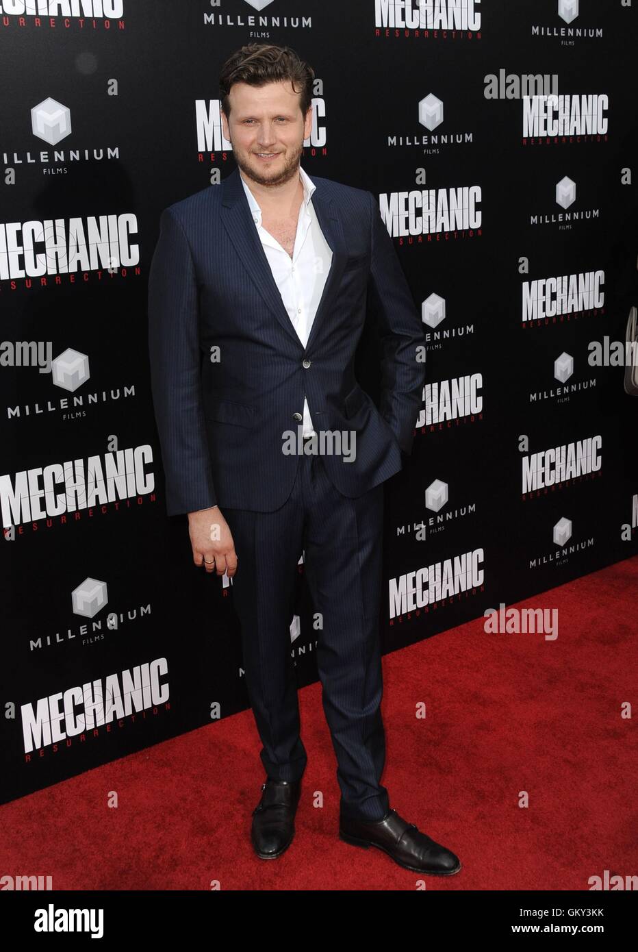 Hollywood, CA. 22nd Aug, 2016. Dennis Gansel at arrivals for MECHANIC ...