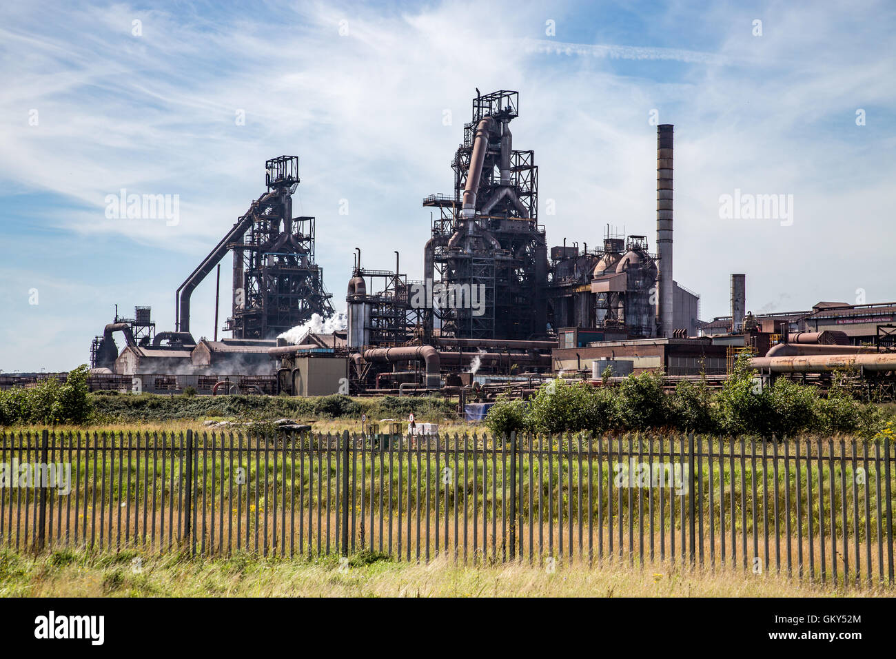 A view of Port Talbot steel works Stock Photo - Alamy