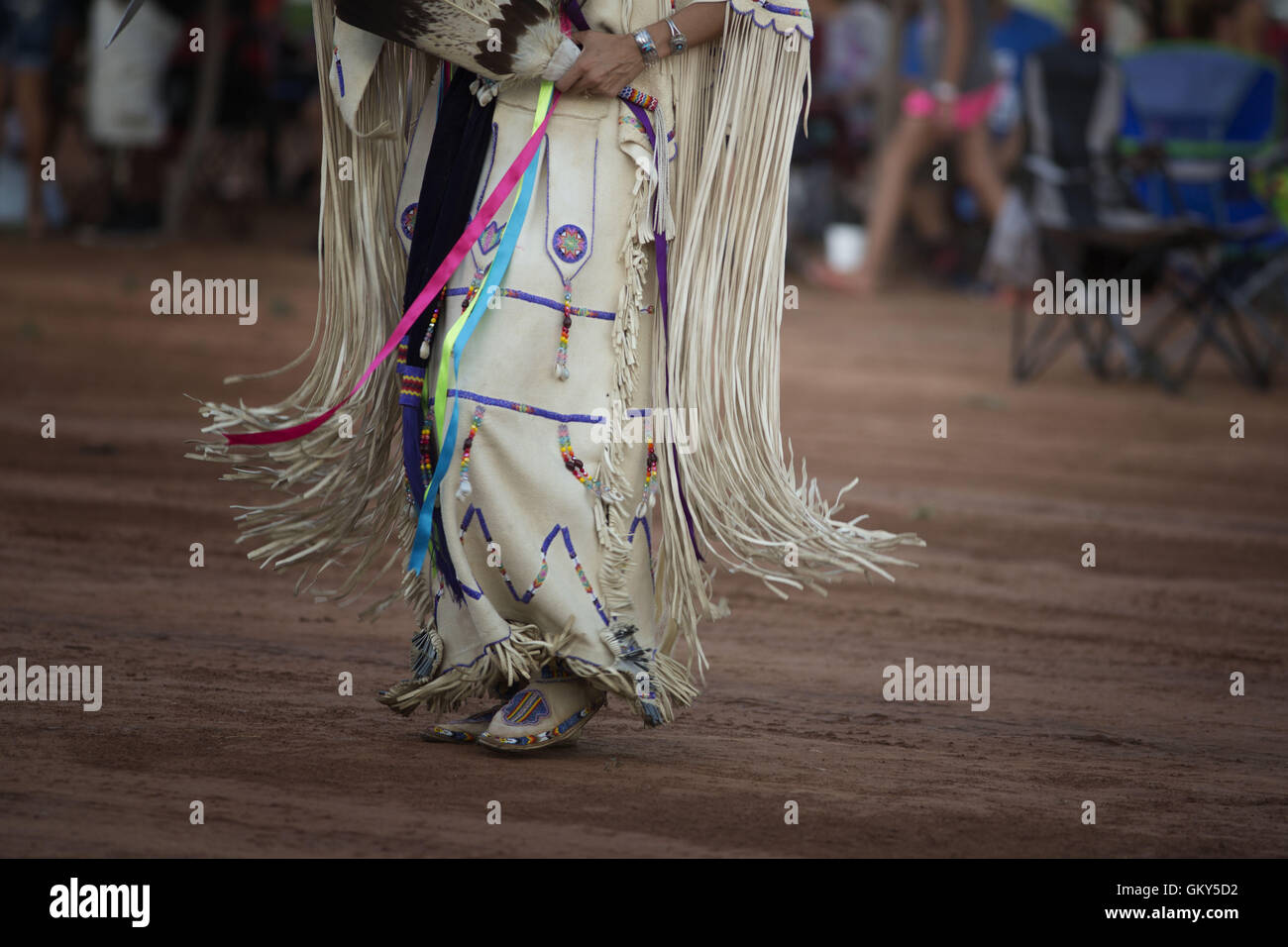 Anadarko, Oklahoma, USA. 6th Aug, 2016. A woman dances during the ...