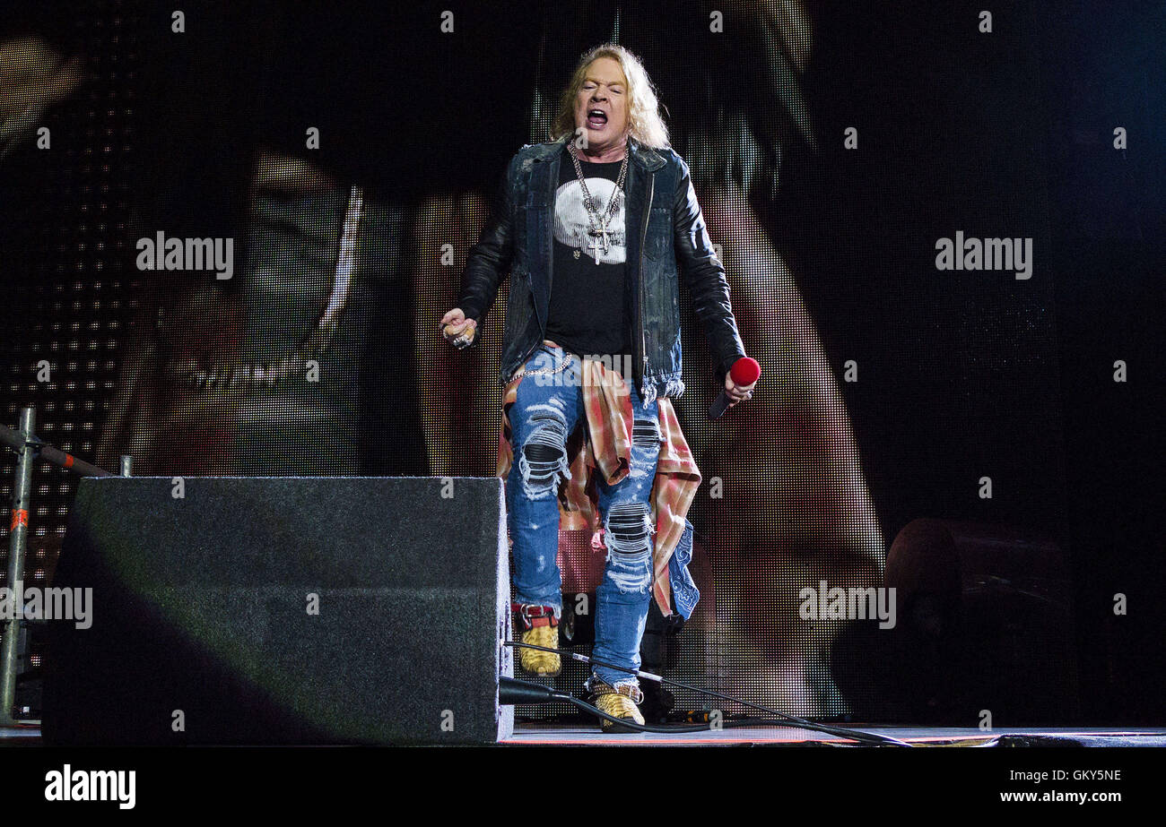 San Diego, CA, USA. 22nd Aug, 2016. Axl Rose of the rock band Guns N ...