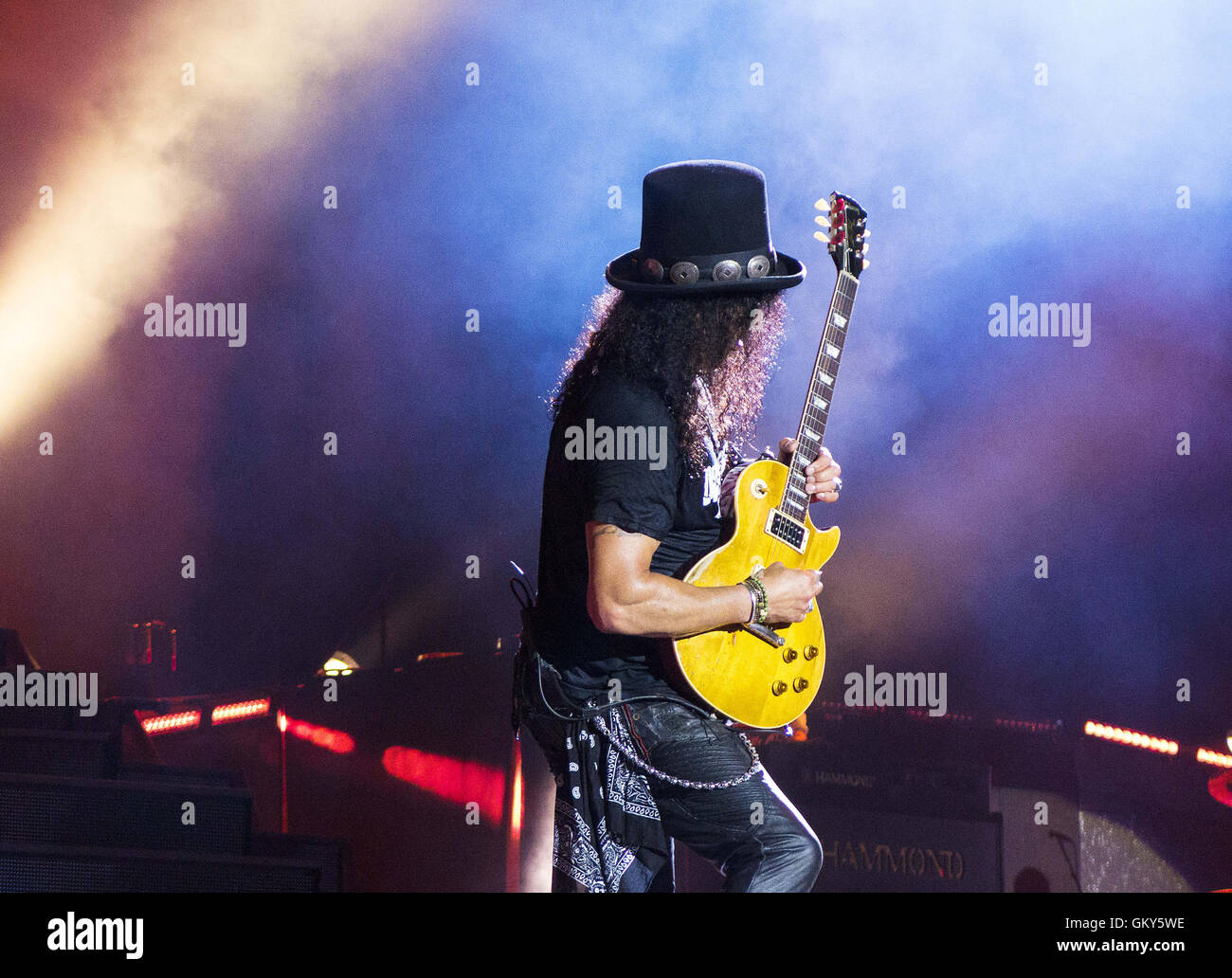 San Diego, CA, USA. 22nd Aug, 2016. Slash, guitarist of the rock band ...