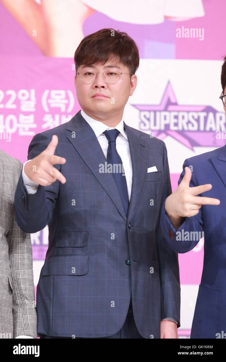 Seoul, Korea. 23rd Aug, 2016. Kim Bum Soo, Kim Yeon Woo, Ji, brave ...