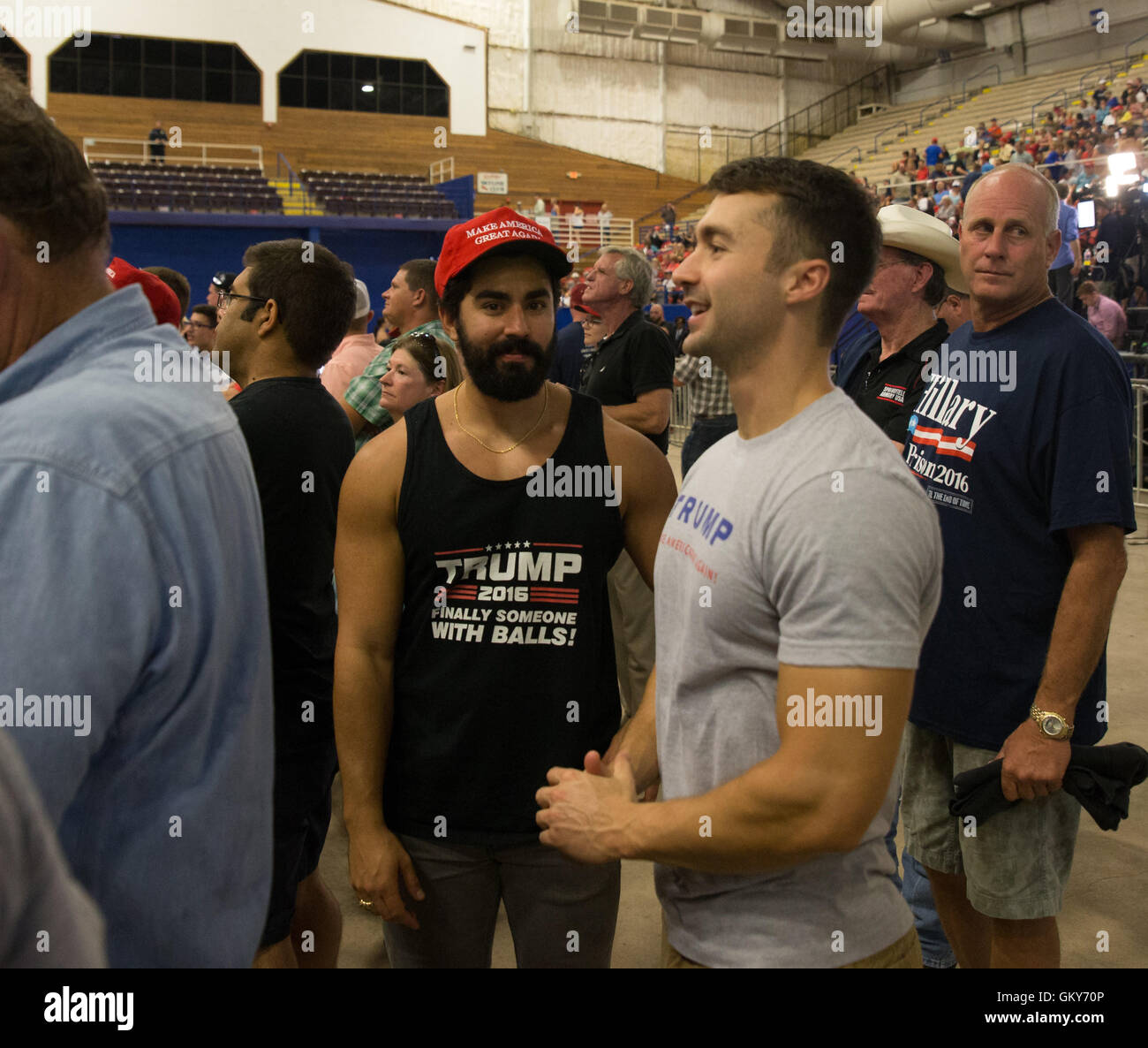 Austin, Texas, USA. 23rd Aug, 2016. Supporters of Republican ...