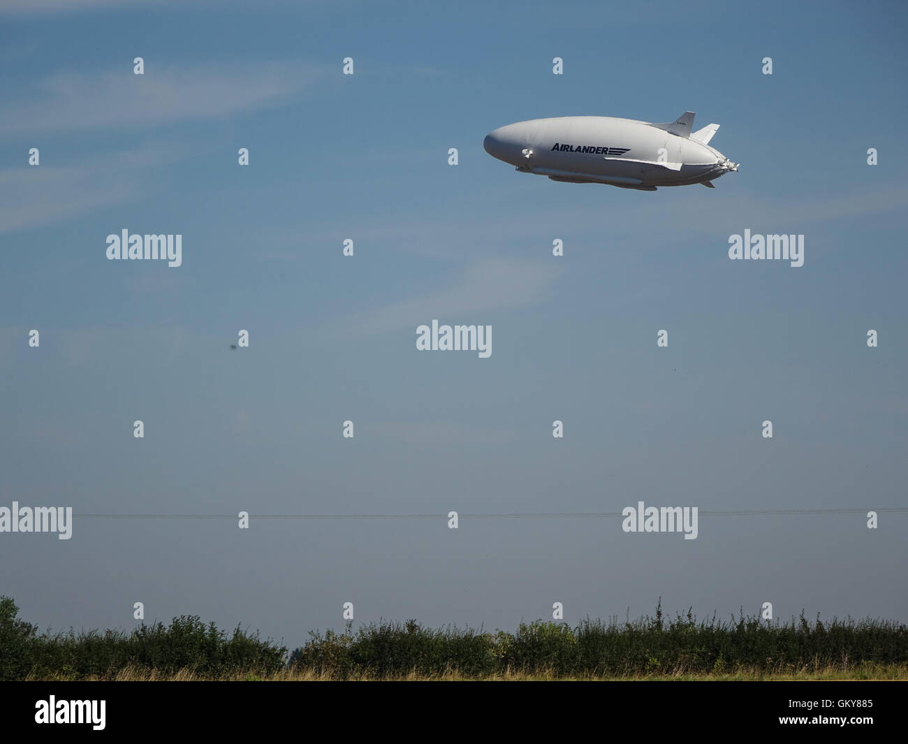 Bedfordshire, UK. 24th August, 2016, The Hybrid Air Vehicles (HAV ...