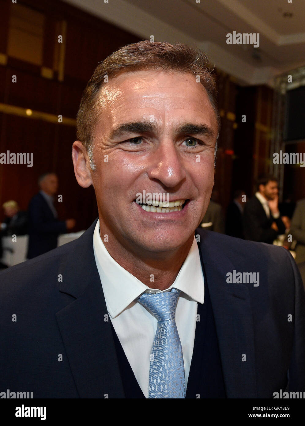 Berlin, Germany. 24th Aug, 2016. Former national soccer team player ...