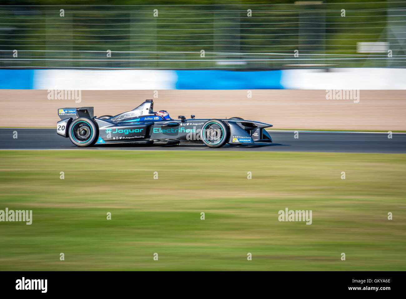 Donington Park, UK. 24th August, 2016. Jaguar Racing Formula E Testing ...
