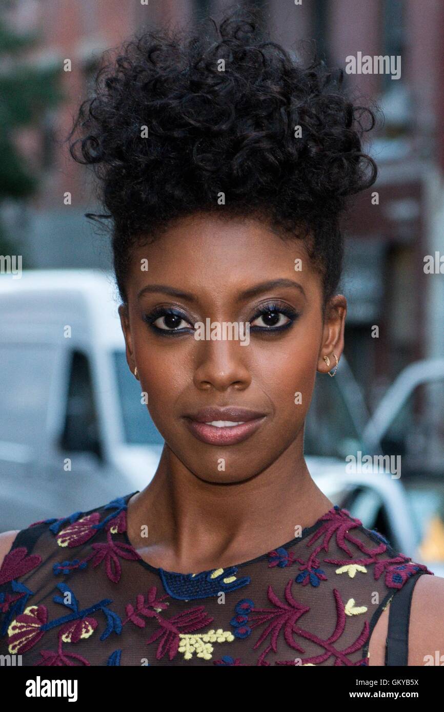 New York, NY, USA. 23rd Aug, 2016. Condola Rashad out and about for ...
