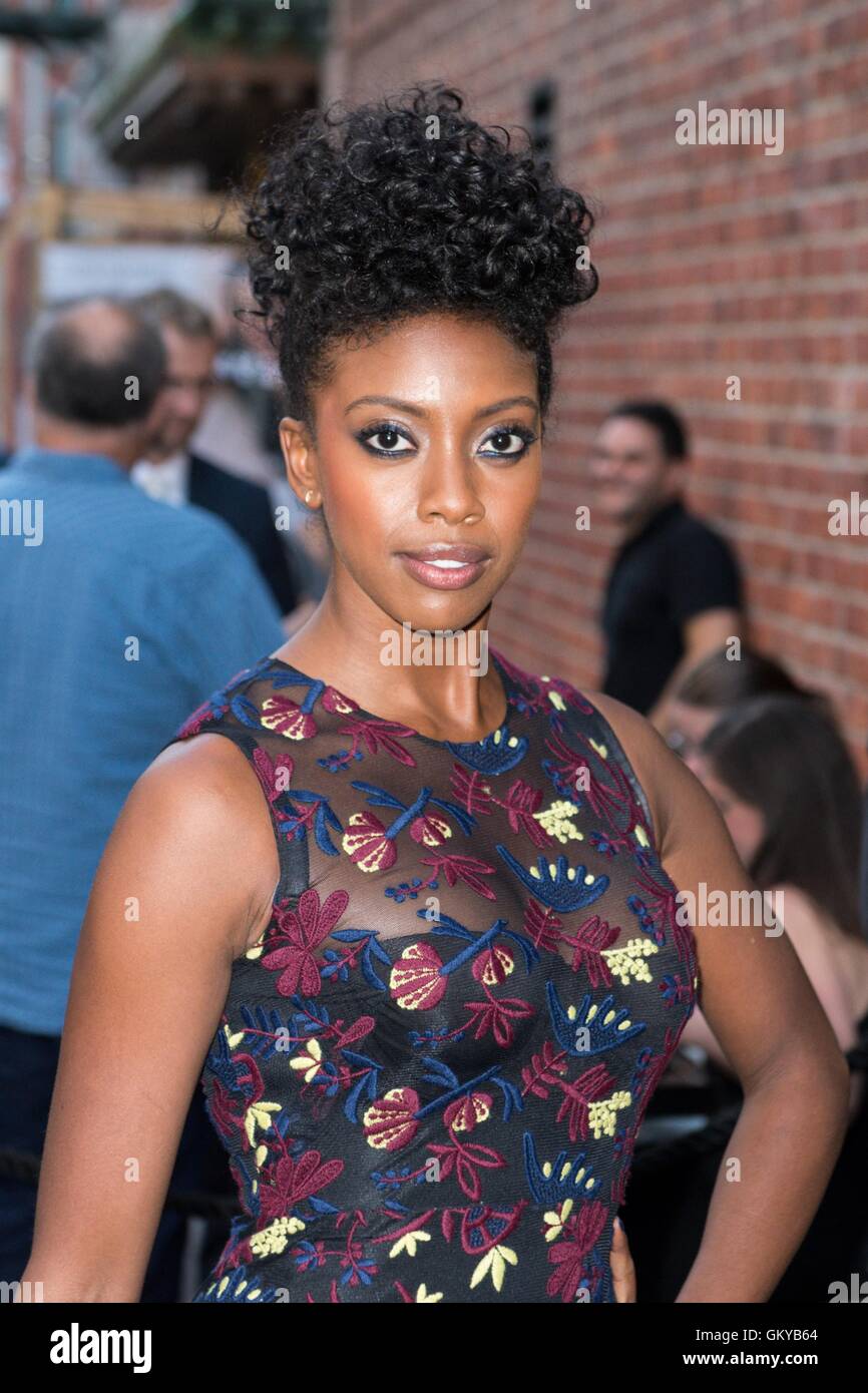 New York, NY, USA. 23rd Aug, 2016. Condola Rashad out and about for ...