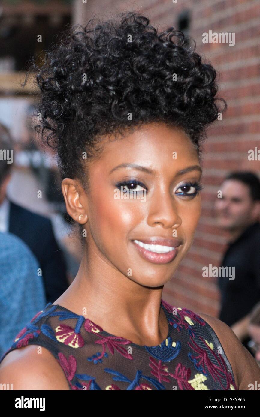 New York, NY, USA. 23rd Aug, 2016. Condola Rashad out and about for ...