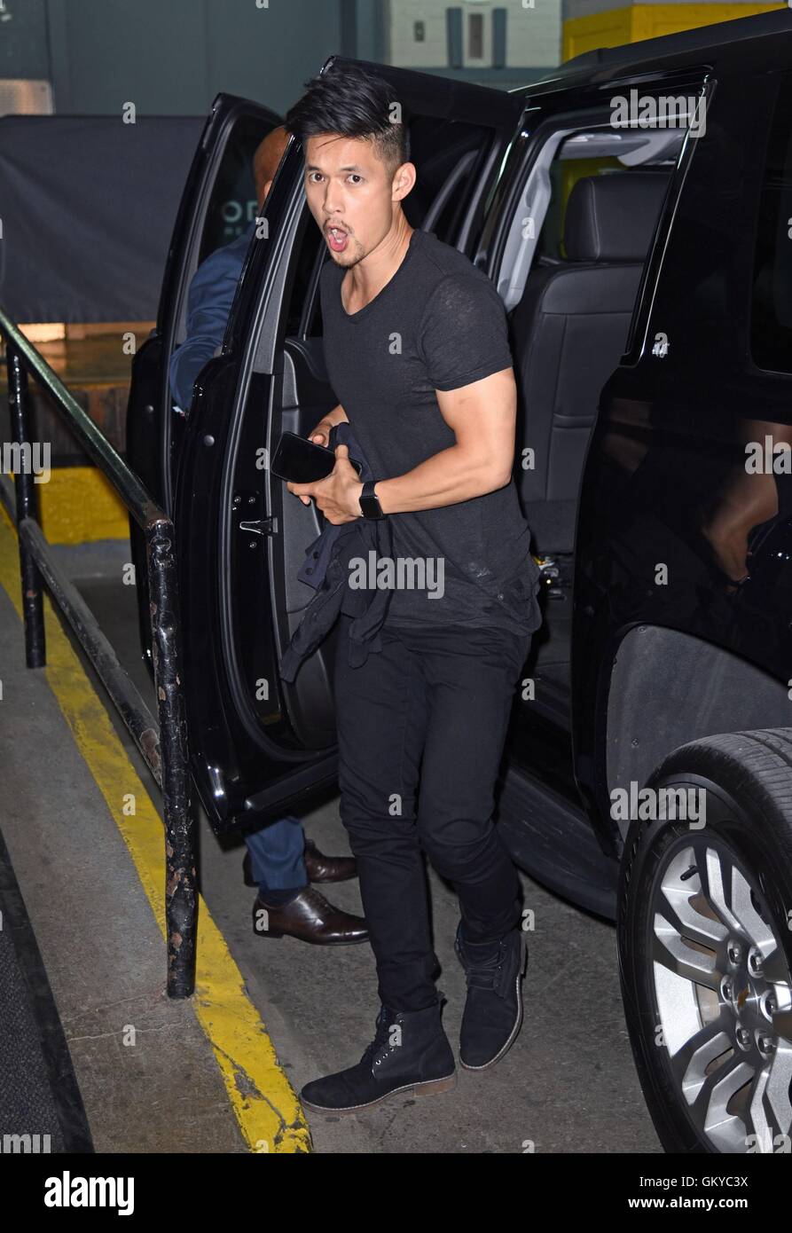 New York, NY, USA. 24th Aug, 2016. Harry Shum Jr. out and about for ...