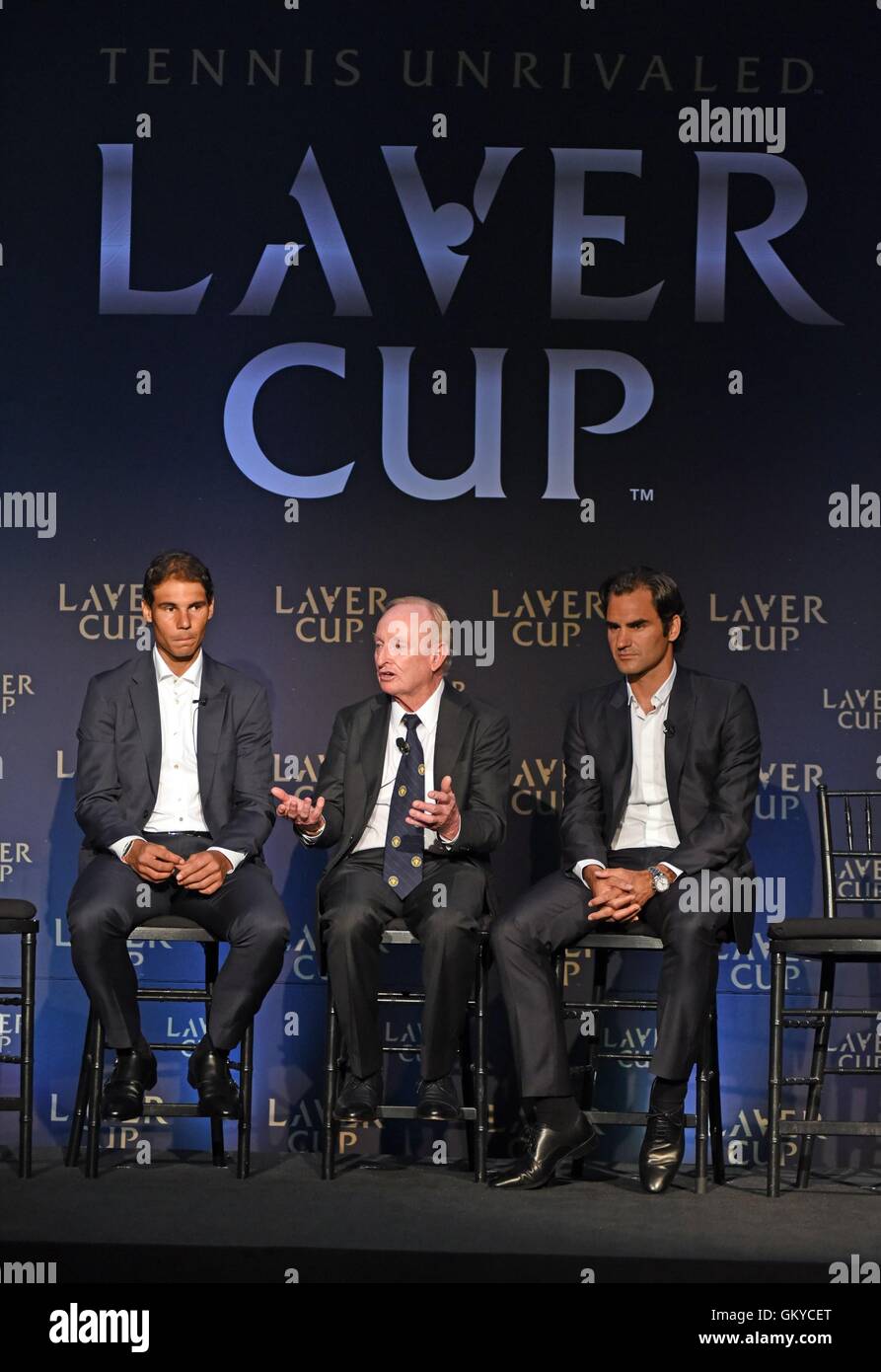 Roger federer rafael nadal laver cup hi-res stock photography and ...