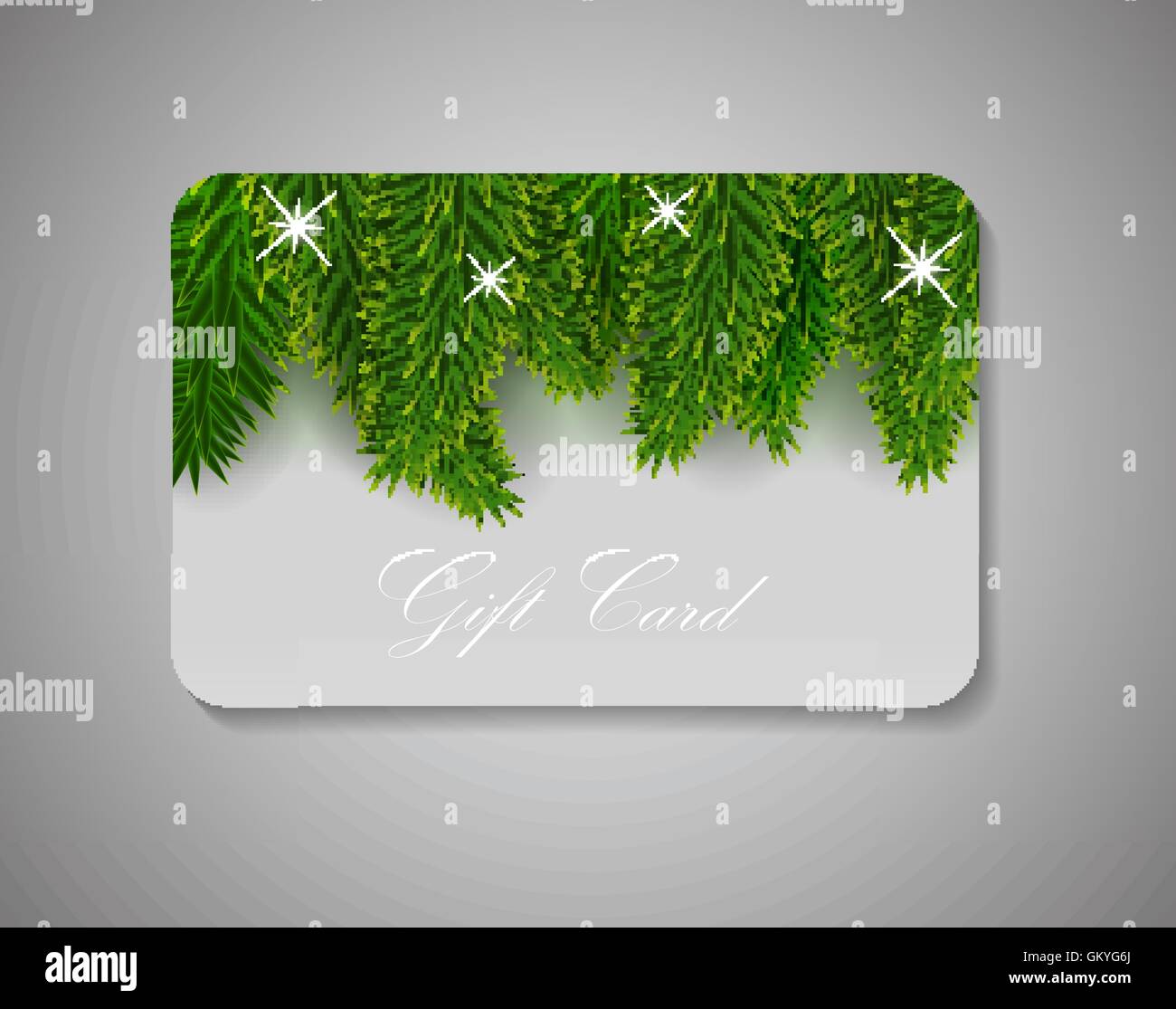 Beautiful Gift Card. Vector Illustration Stock Vector Image & Art - Alamy