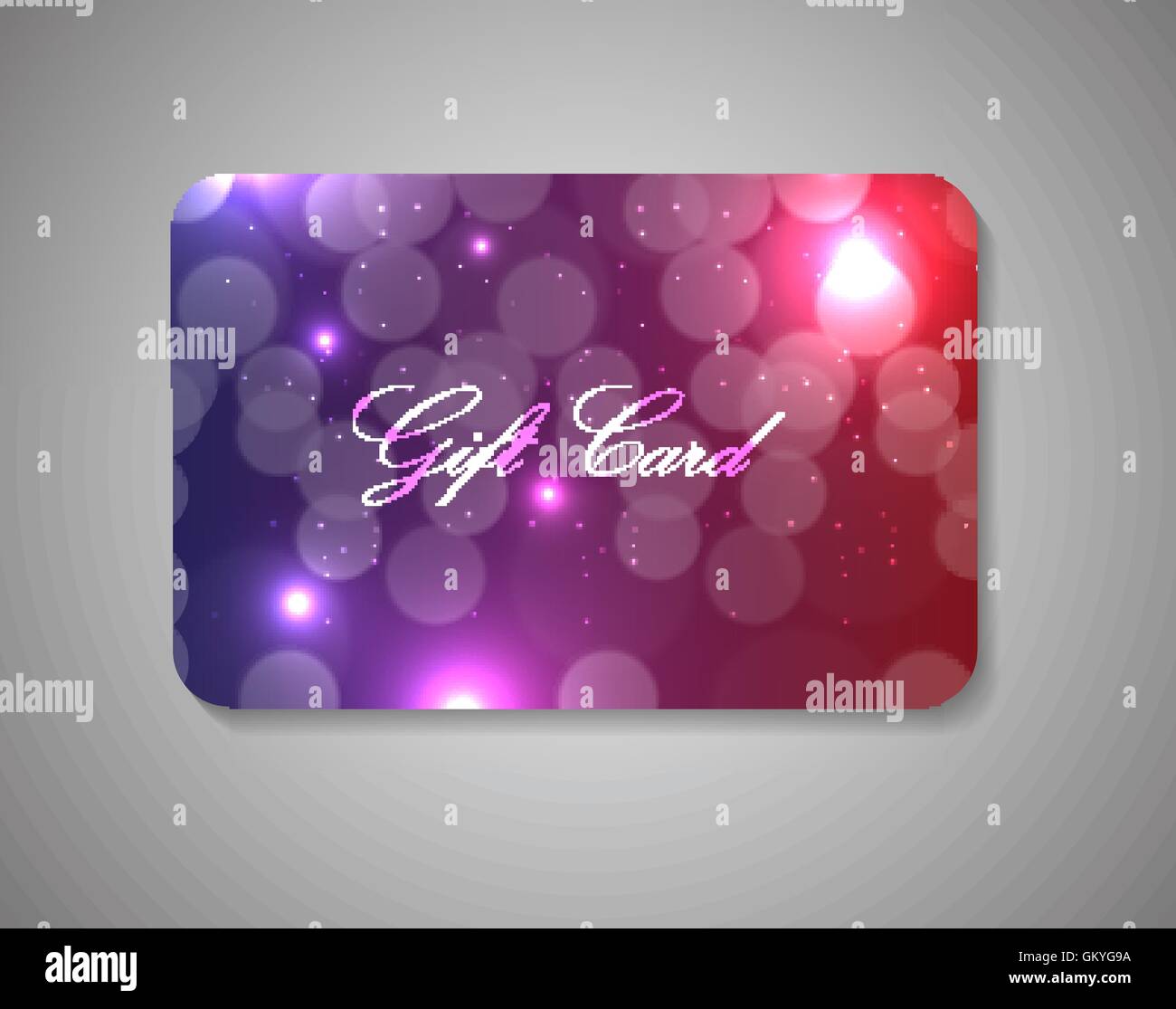 Beautiful Gift Card. Vector Illustration Stock Vector Image & Art - Alamy