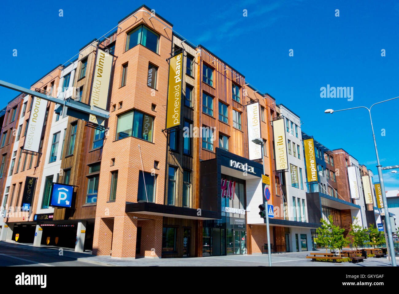 Kvartal, shopping centre, Tartu, Estonia, Baltic States, Europe Stock ...