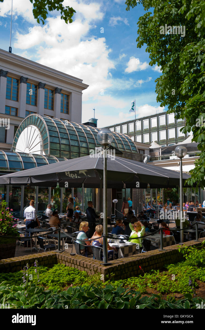 Restaurant Teatteri, Esplanadi park, Helsinki, Finland Stock Photo - Alamy