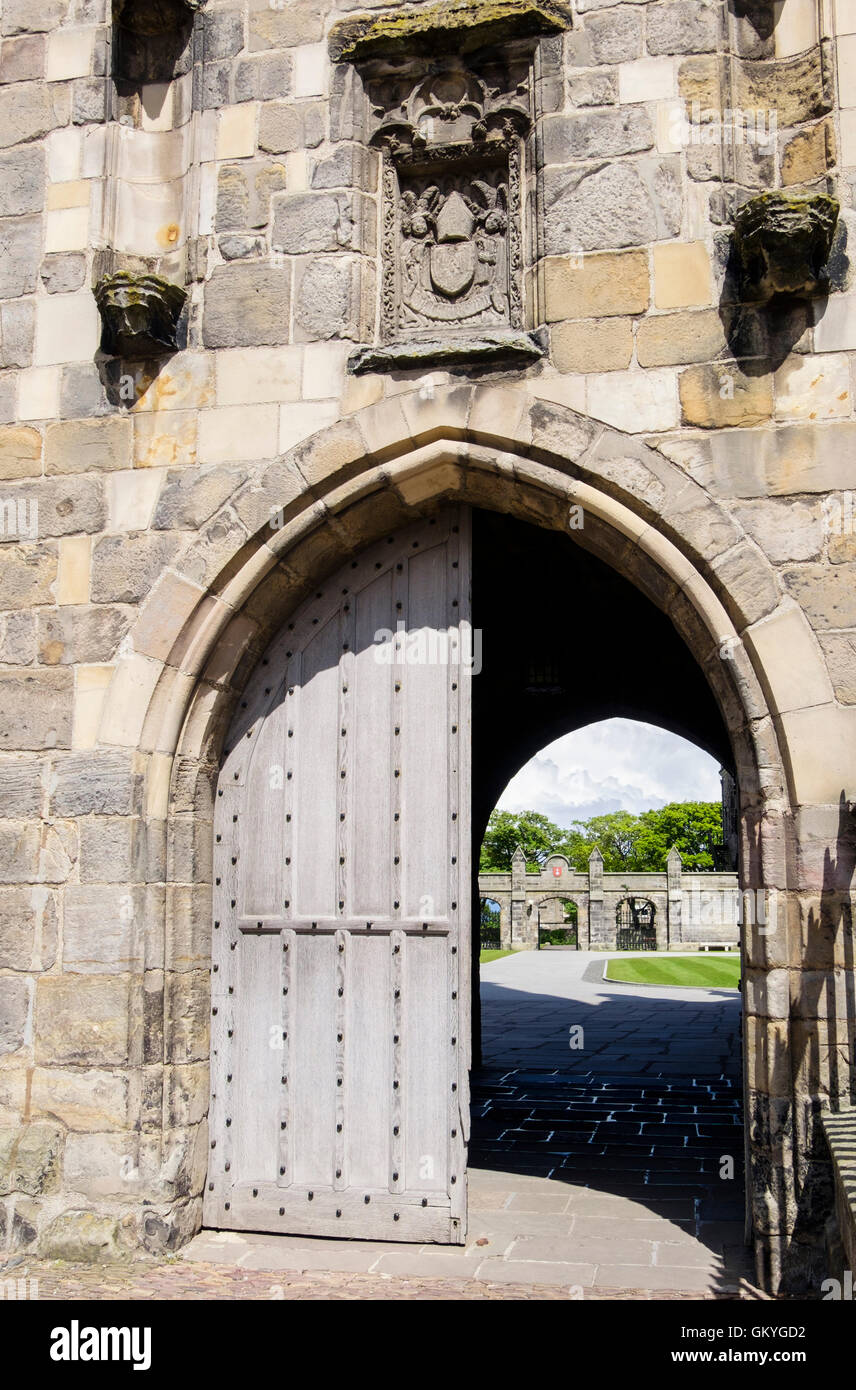 Gateway to St Salvator's College Quadrangle in University of St Andrews ...