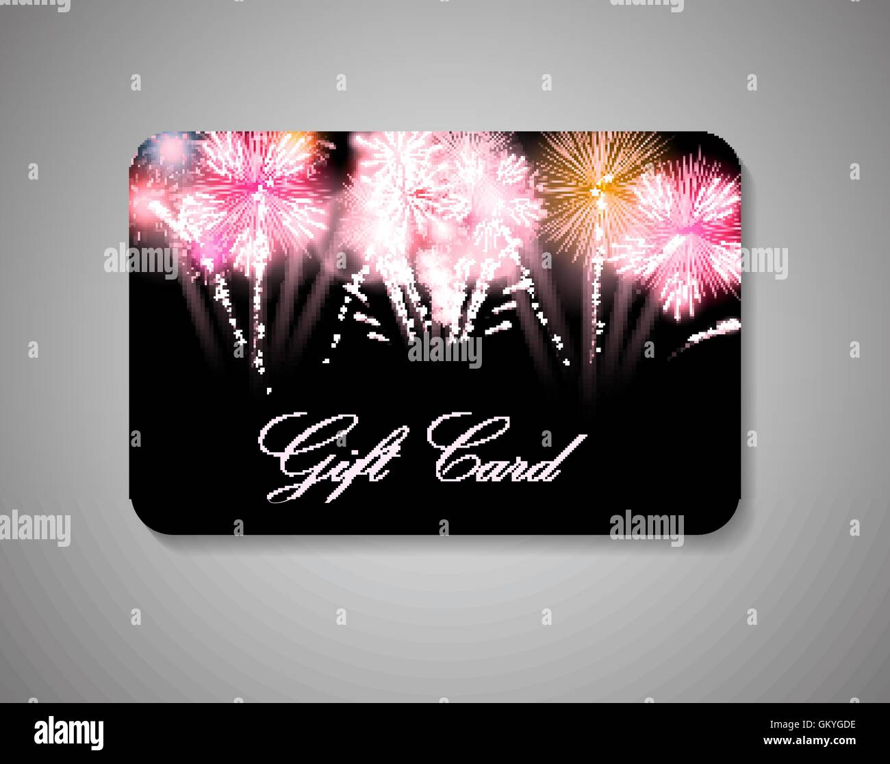 Beautiful Gift Card. Vector Illustration Stock Vector Image & Art - Alamy