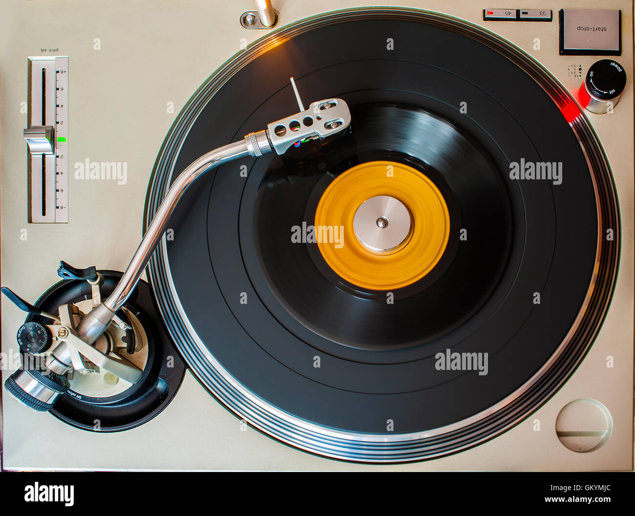 Turntable Arm Top View