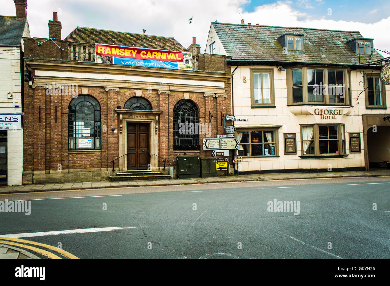 Old Bank next to The George Hotel, Main Street, Ramsey, Cambridgeshire ...