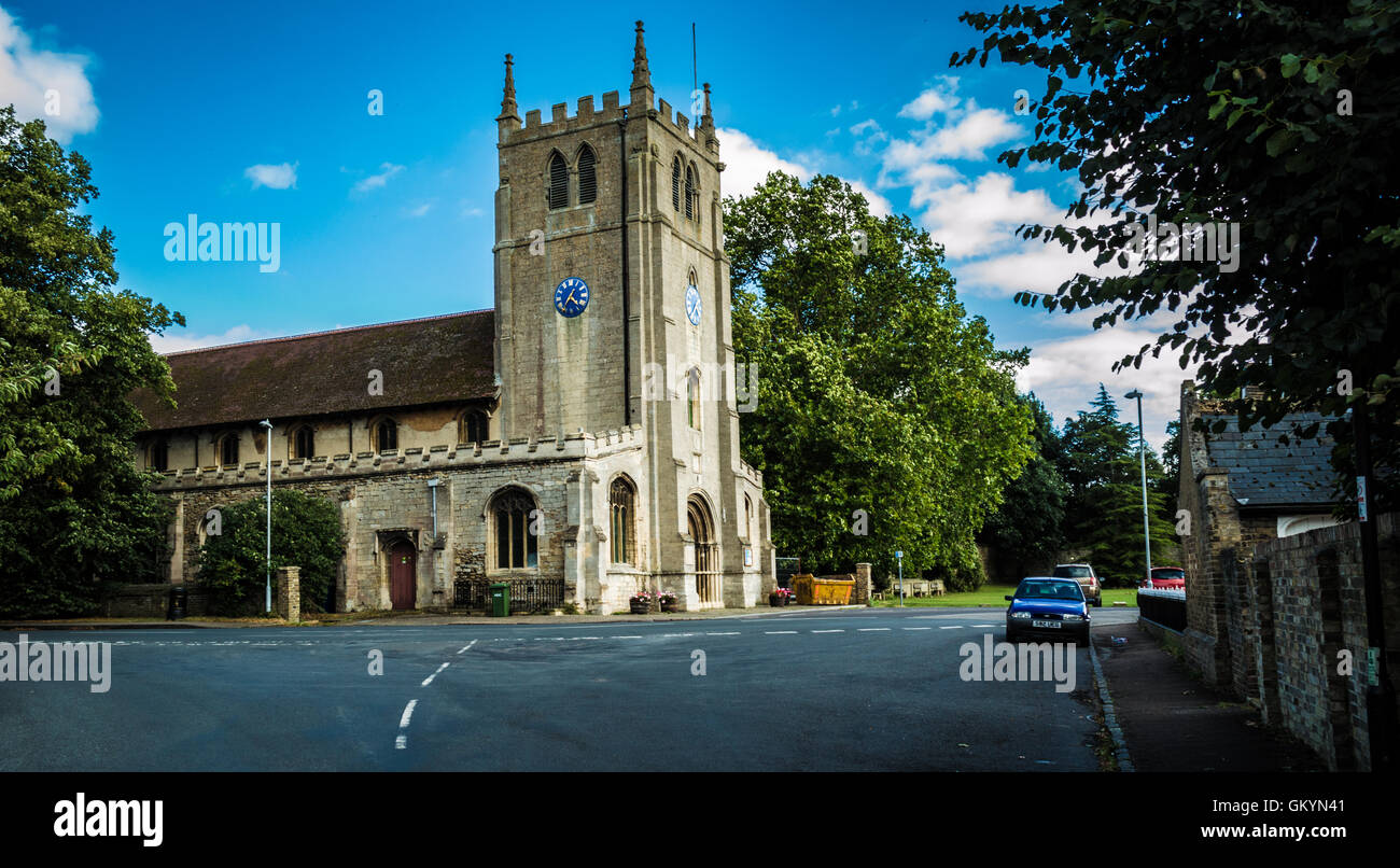 St Thomas a Becket Church, Ramsey Cambridgeshire England UK Stock Photo ...