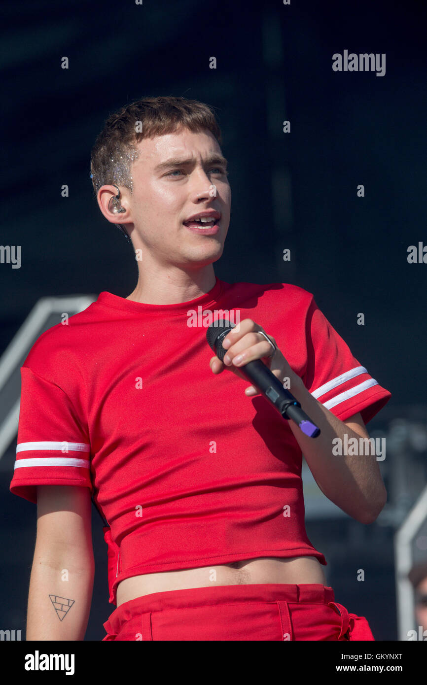 Olly Alexander of Years and Years at the V Festival at Hylands Park ...