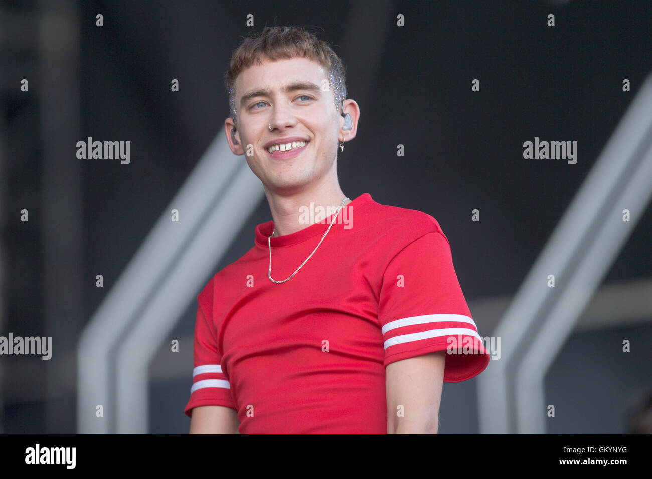 Olly Alexander of Years and Years at the V Festival at Hylands Park ...