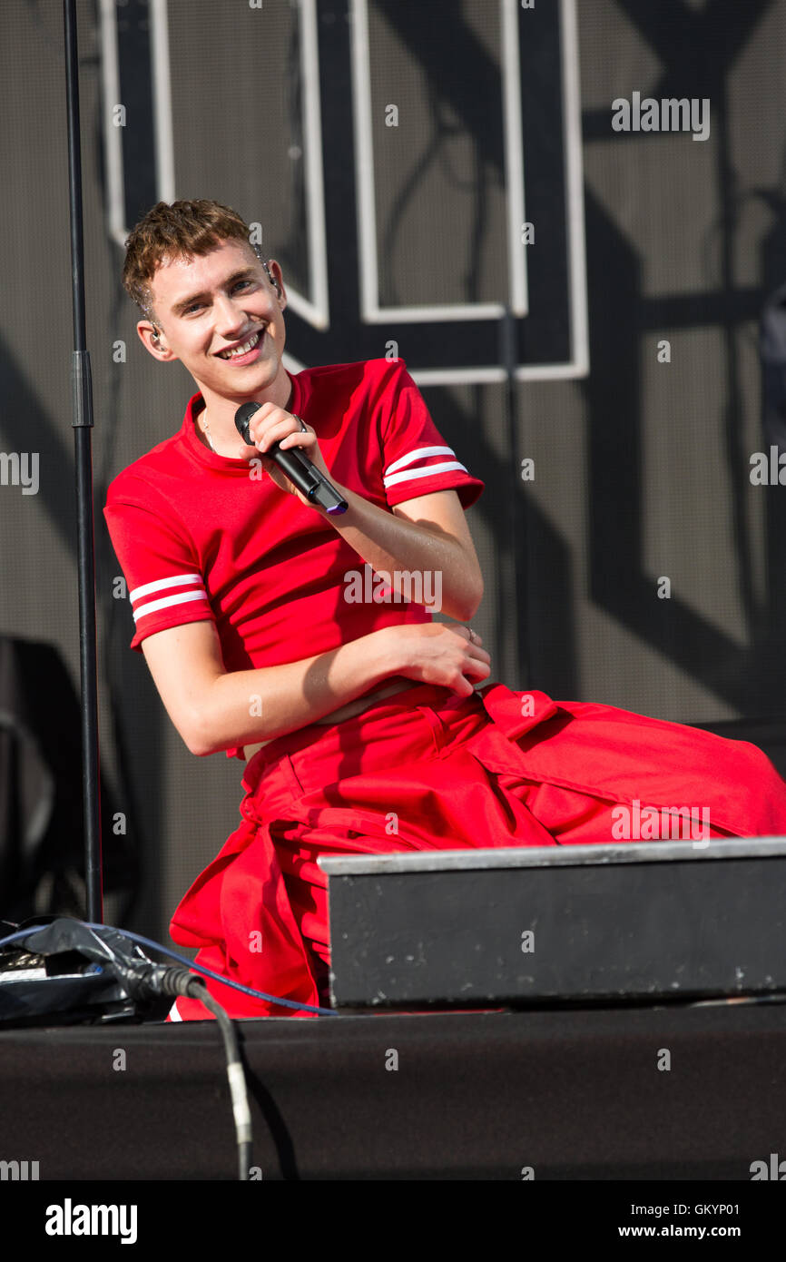 Olly Alexander of Years and Years at the V Festival at Hylands Park ...