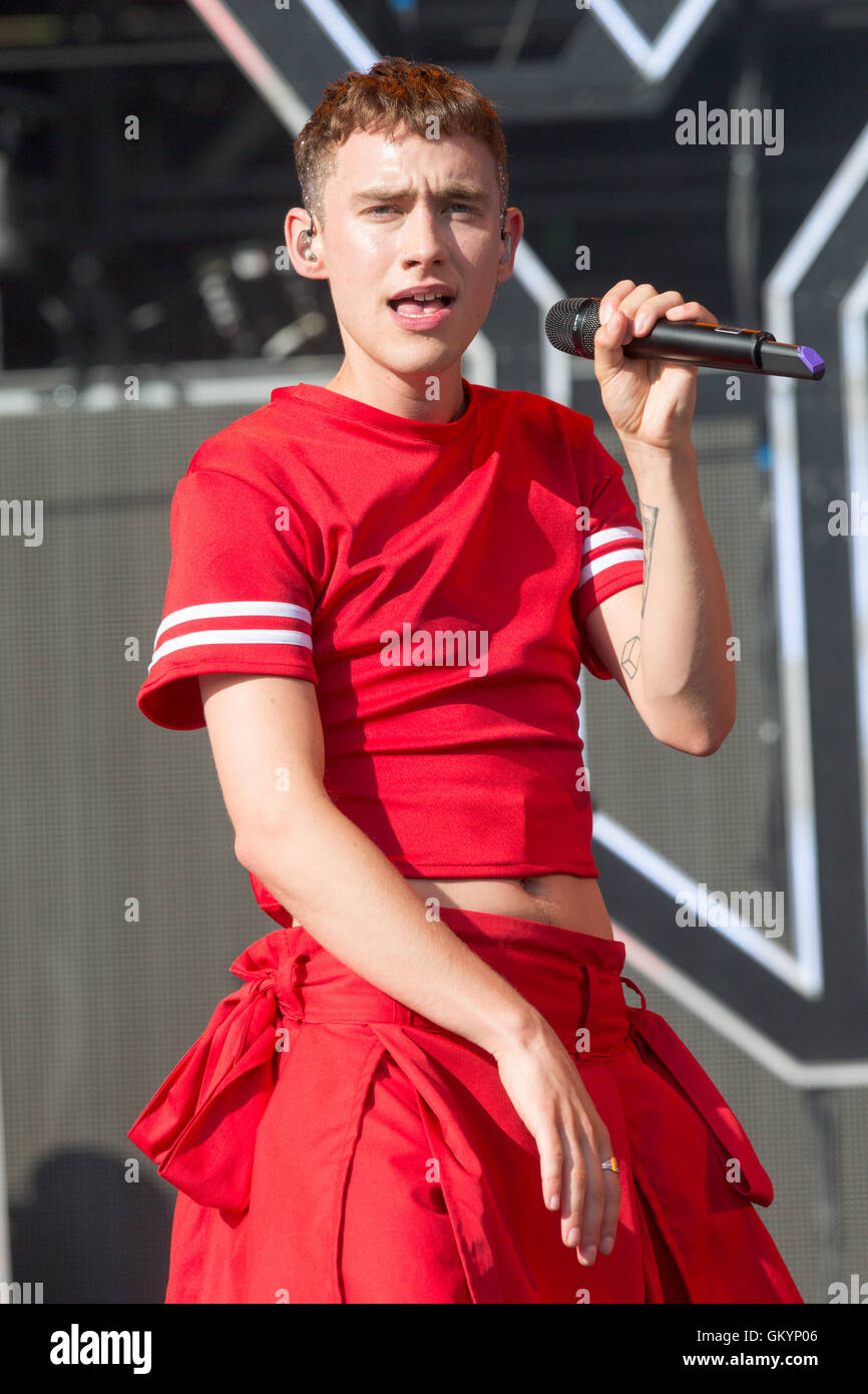 Olly Alexander of Years and Years at the V Festival at Hylands Park ...