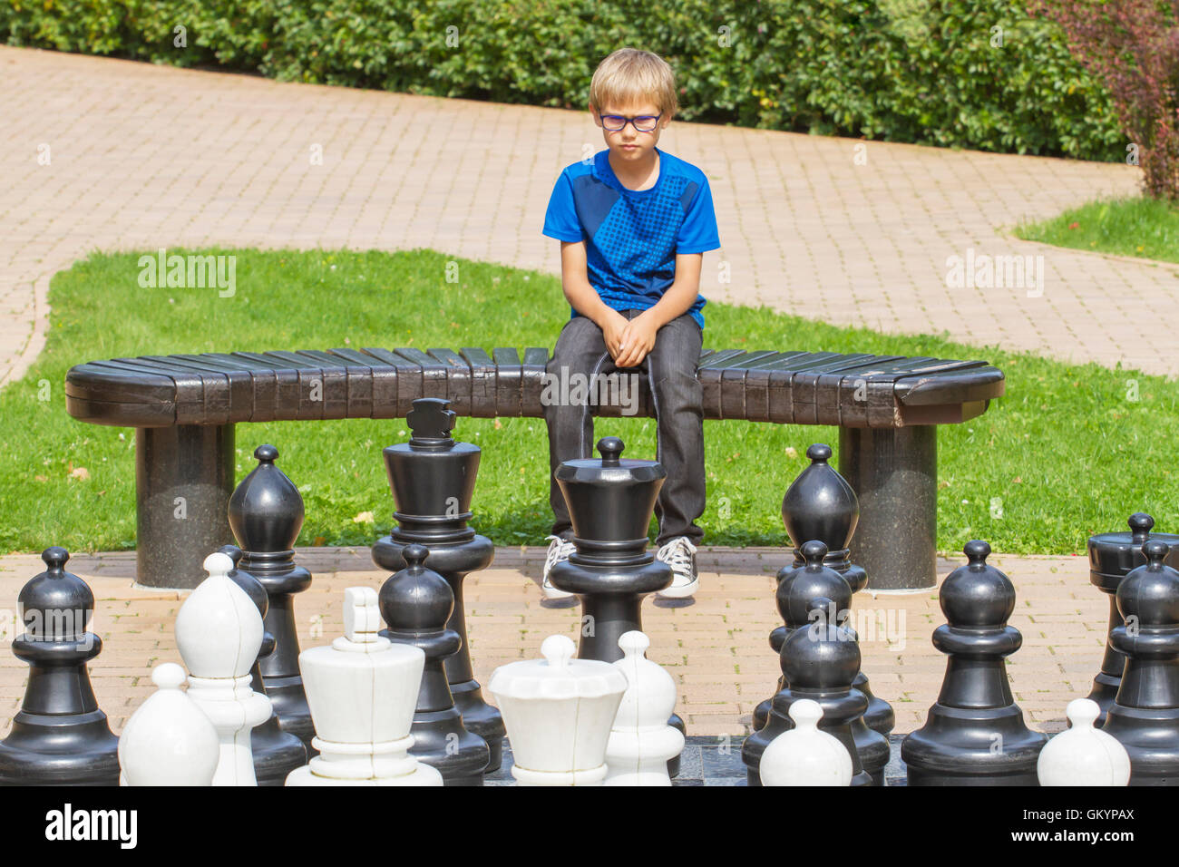 Child using strategic thinking hi-res stock photography and images - Alamy