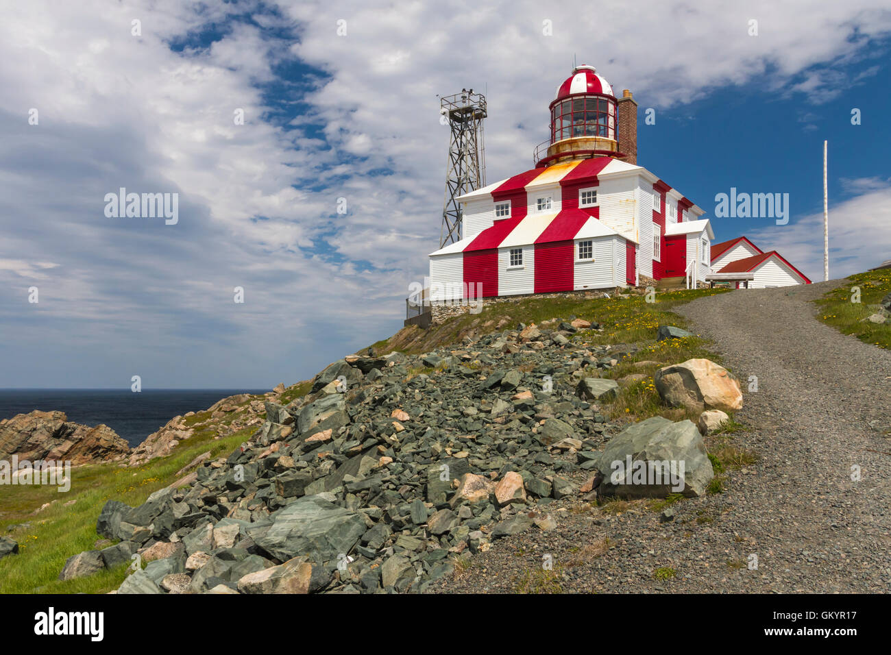 The historic Cape Bonavista Lighthouse, Newfoundland and Labrador ...