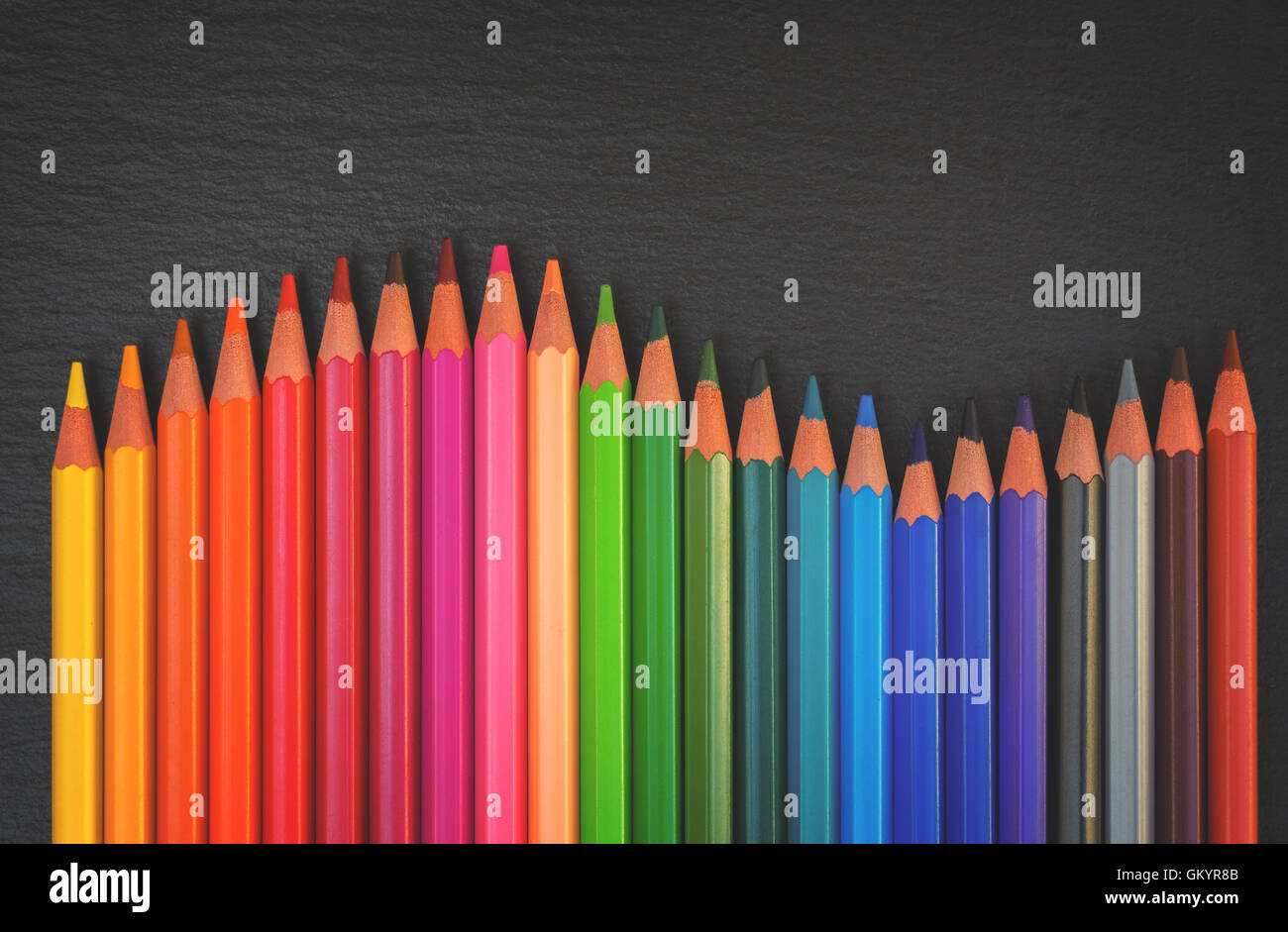 Back to school pencils Stock Photo - Alamy