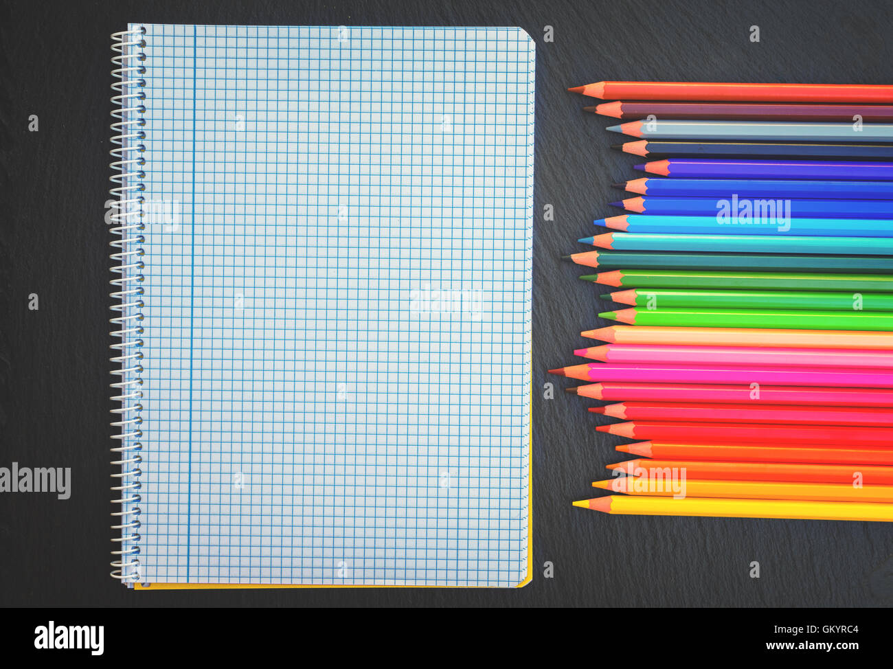Back to school pencils Stock Photo - Alamy